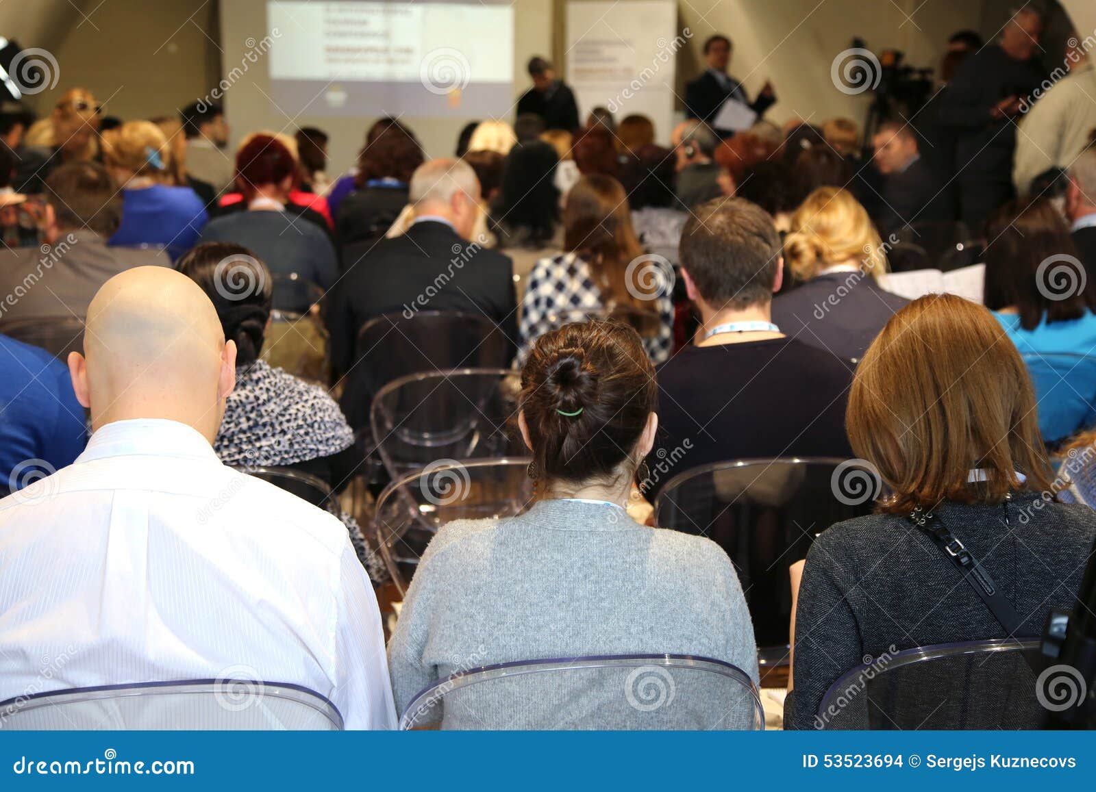 People at the Conference Hall Editorial Stock Image - Image of ...