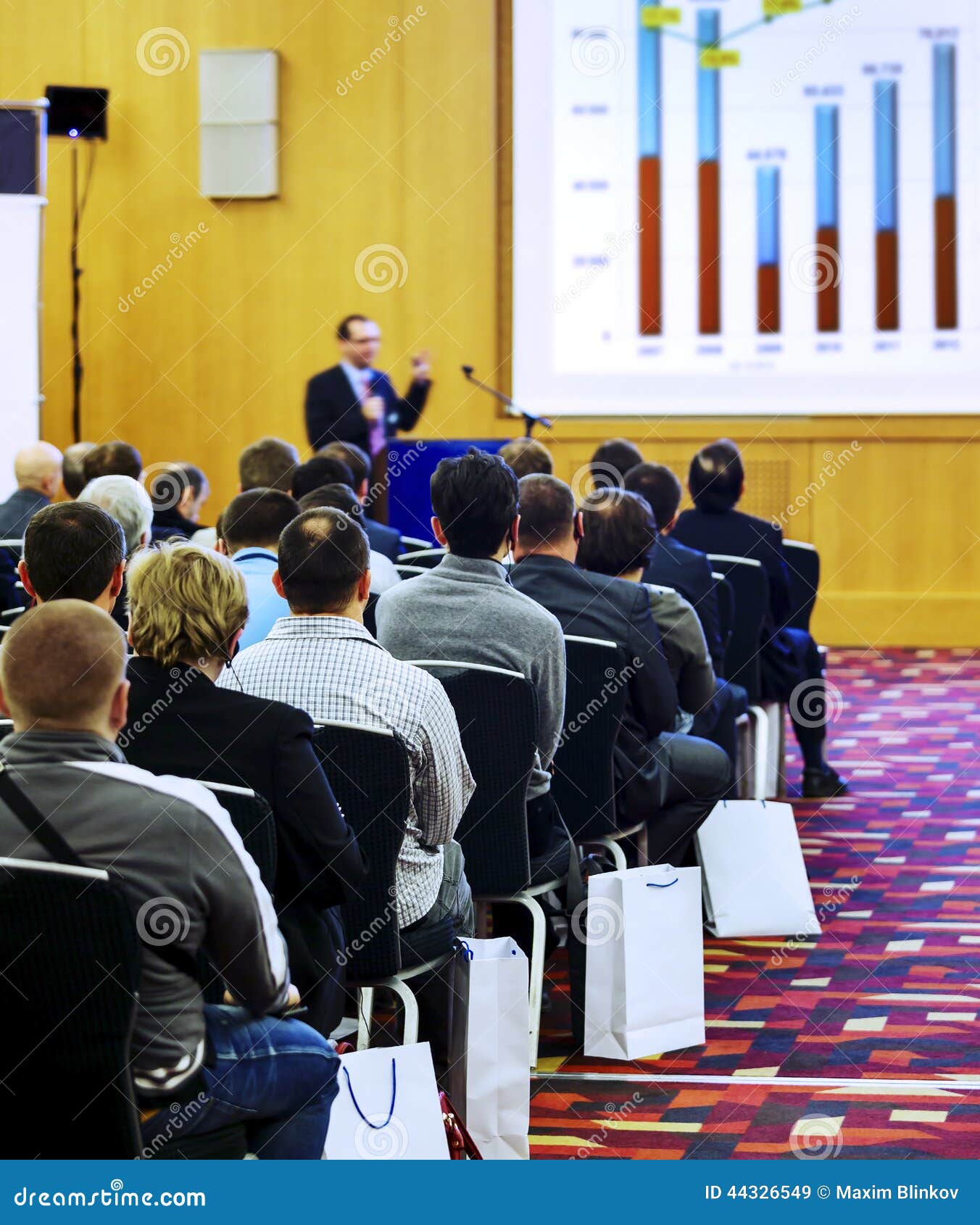 People at the conference editorial stock image. Image of indicate ...