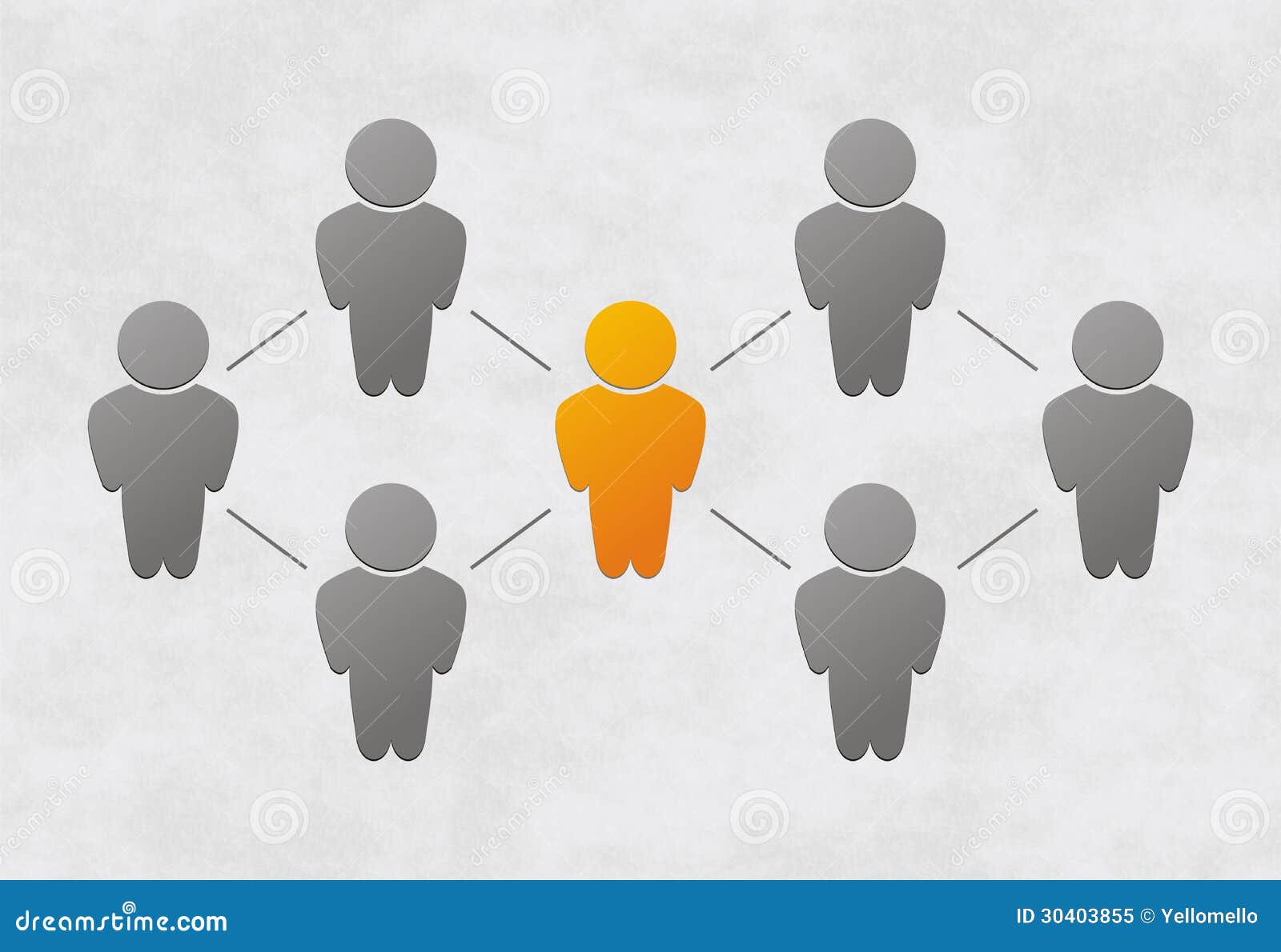 People connected stock illustration. Illustration of company - 30403855