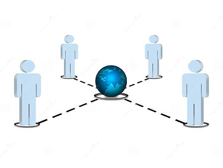 People connection stock illustration. Illustration of global - 21290132