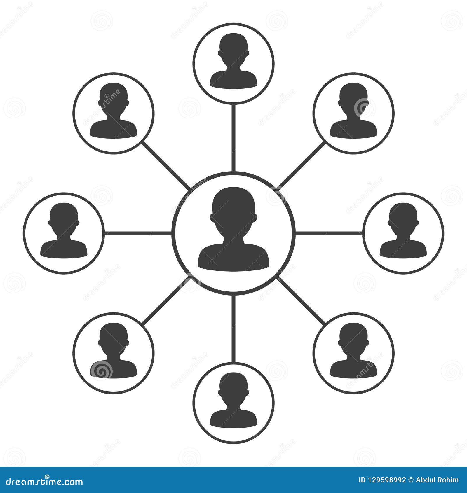 People connection icons stock illustration. Illustration of link ...