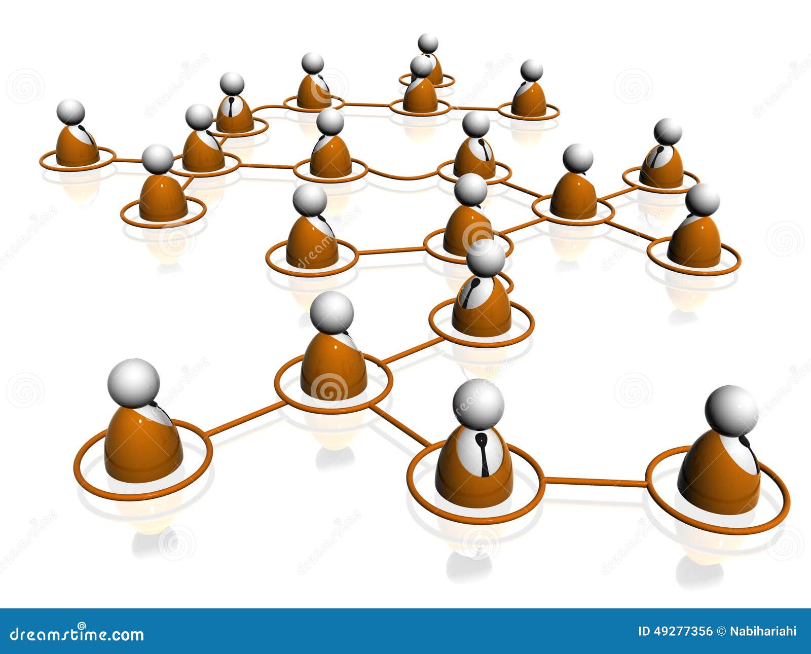 People connection teamwork stock illustration. Illustration of ...