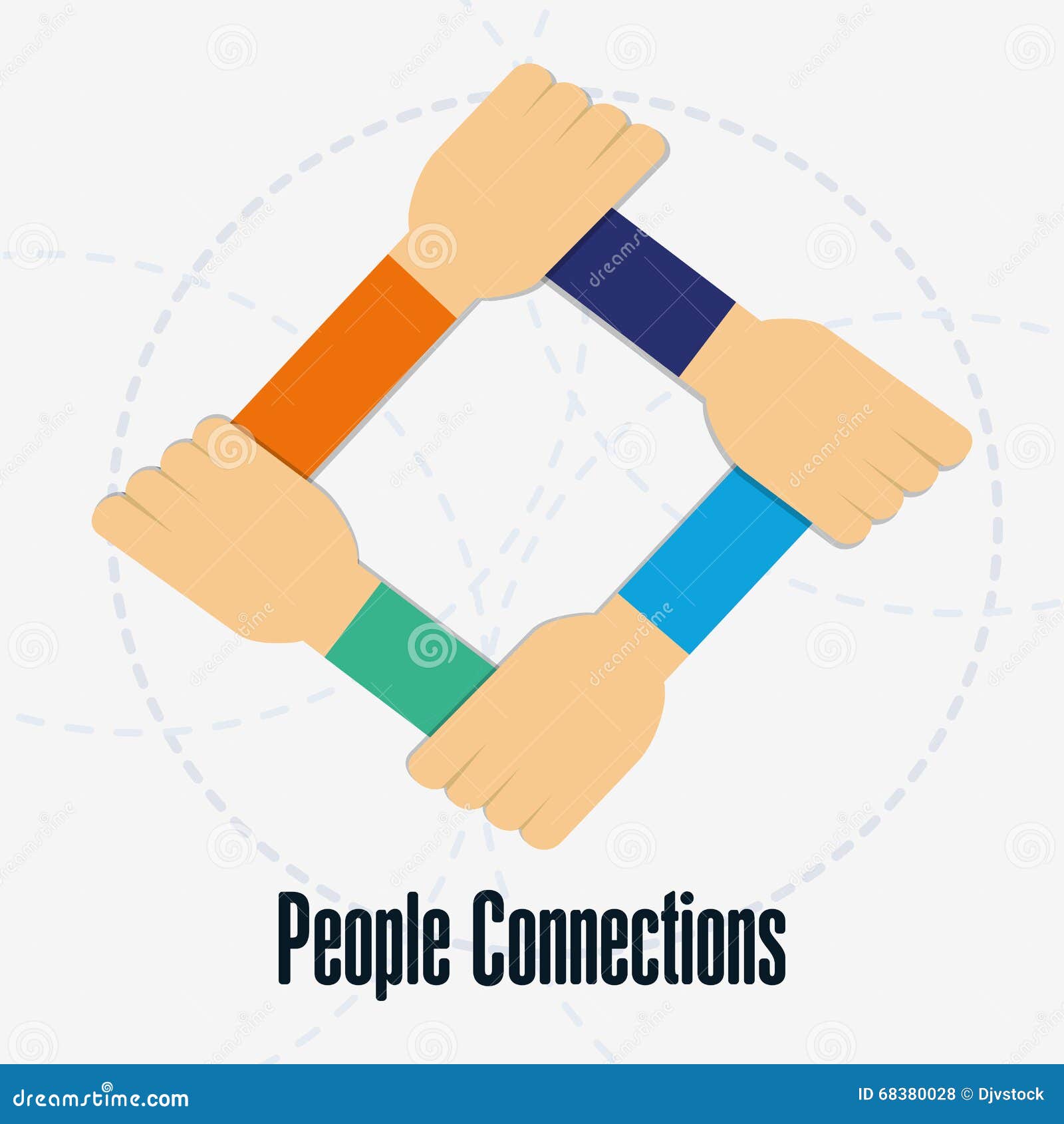 People connections design stock vector. Illustration of group - 68380028