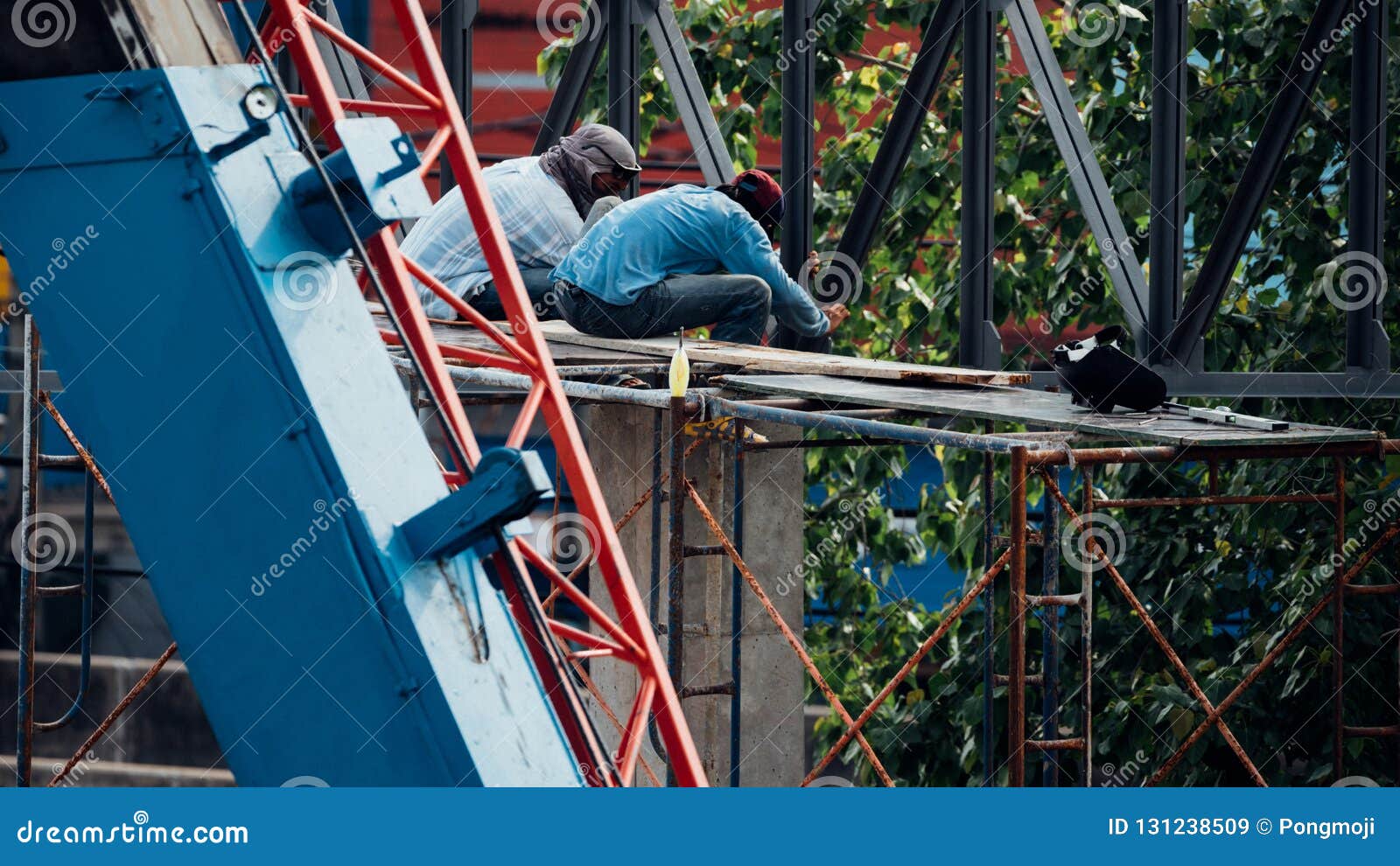 People Construction Worker at Construction Site Editorial Stock Image ...