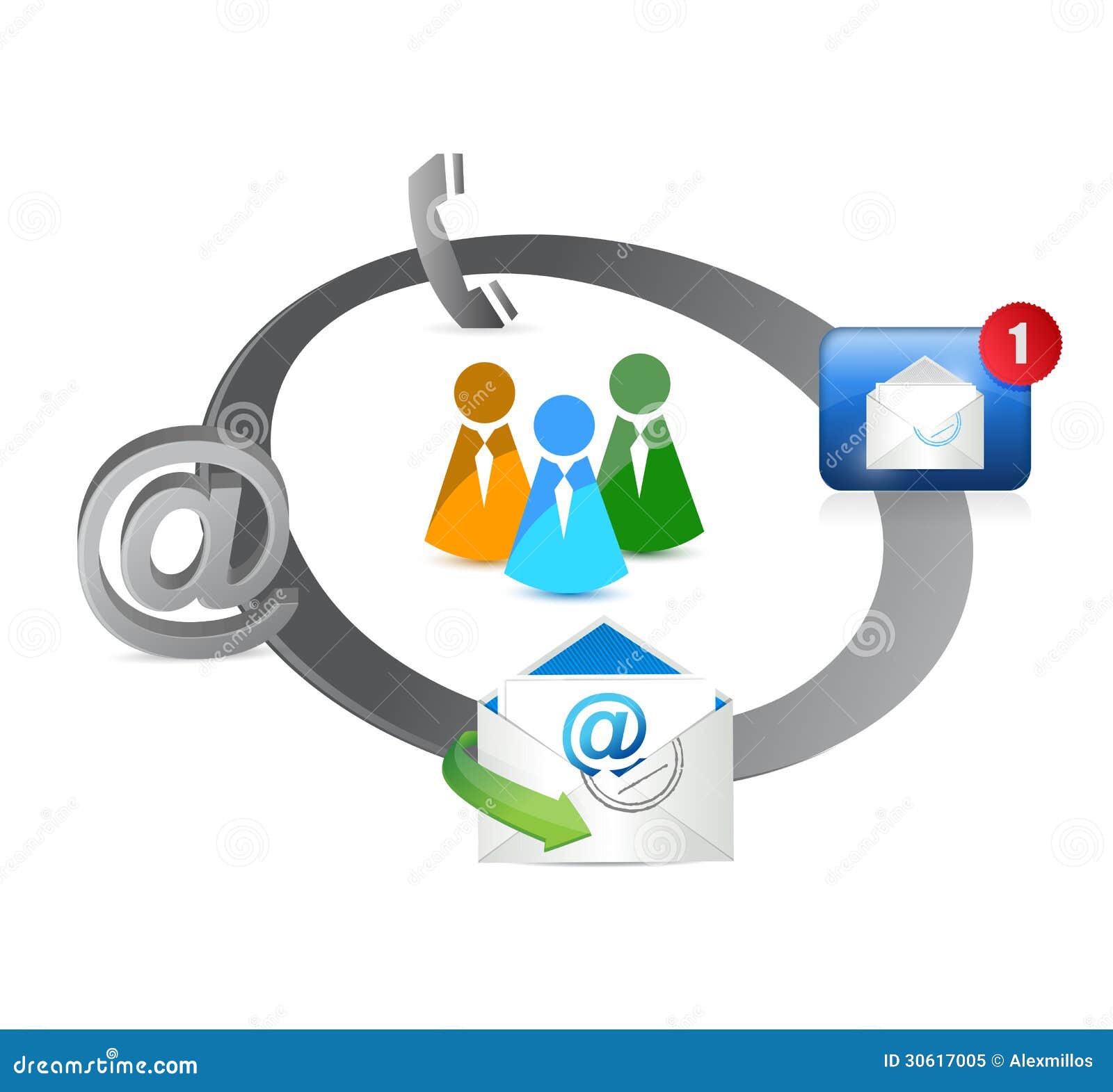 3d People Contact Us Royalty-Free Cartoon | CartoonDealer.com #26546423