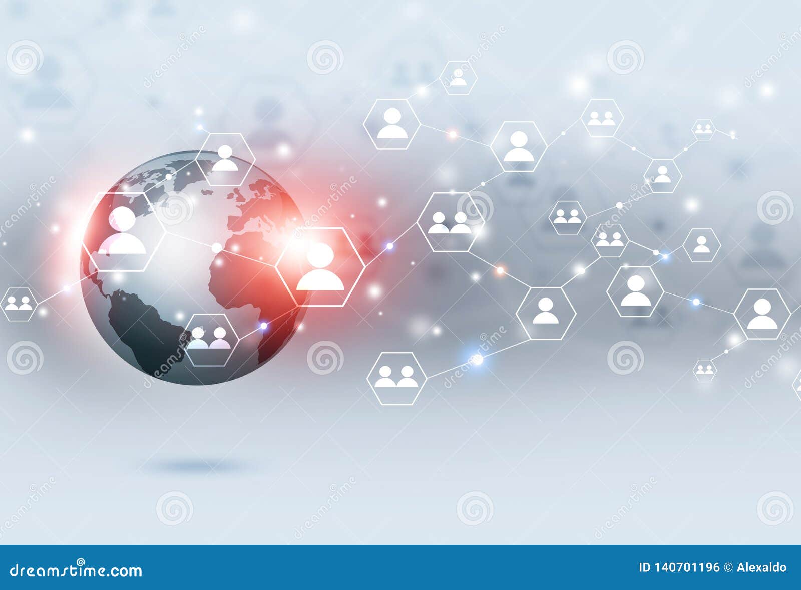 People Contacts Web Background Stock Illustration - Illustration of ...