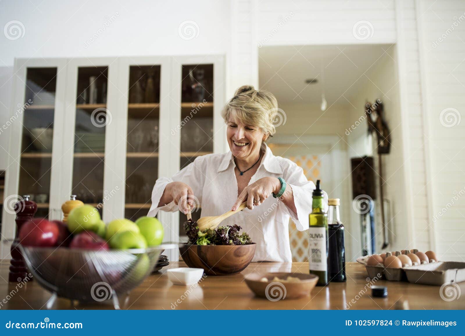 People is Cooking in the Kitchen Stock Photo - Image of cuisine, food ...