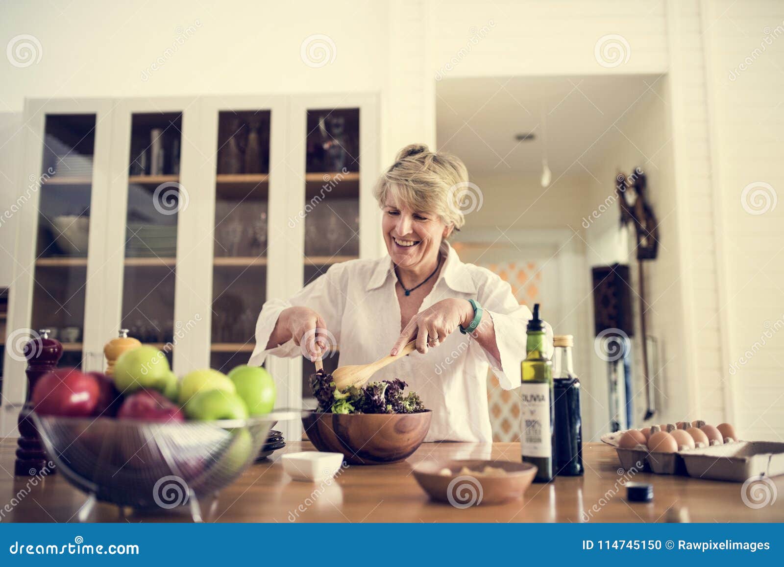 People is Cooking in the Kitchen Stock Photo - Image of cuisine, people ...