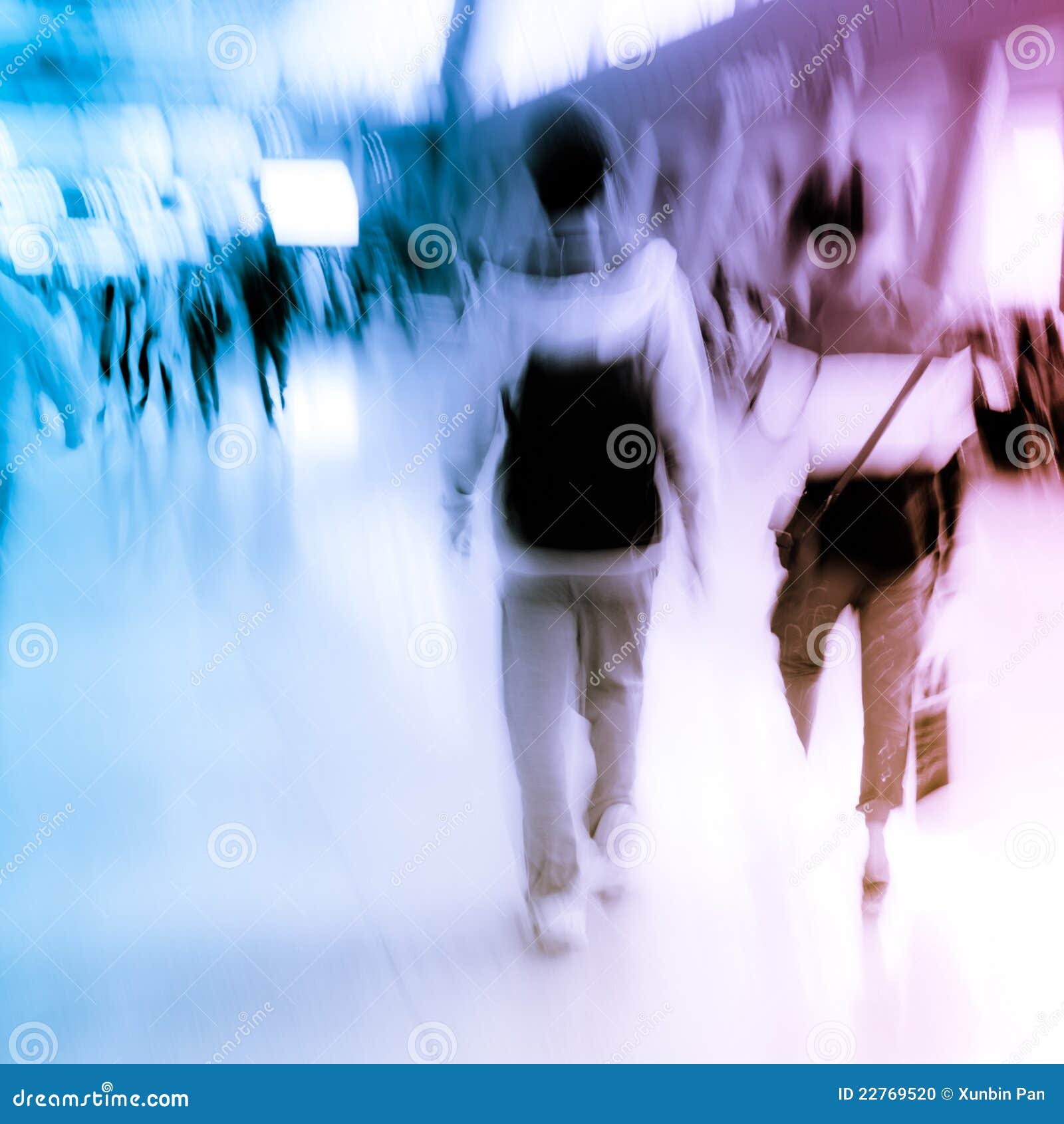 People Crowd Abstract Background Stock Photo - Image of commuter ...