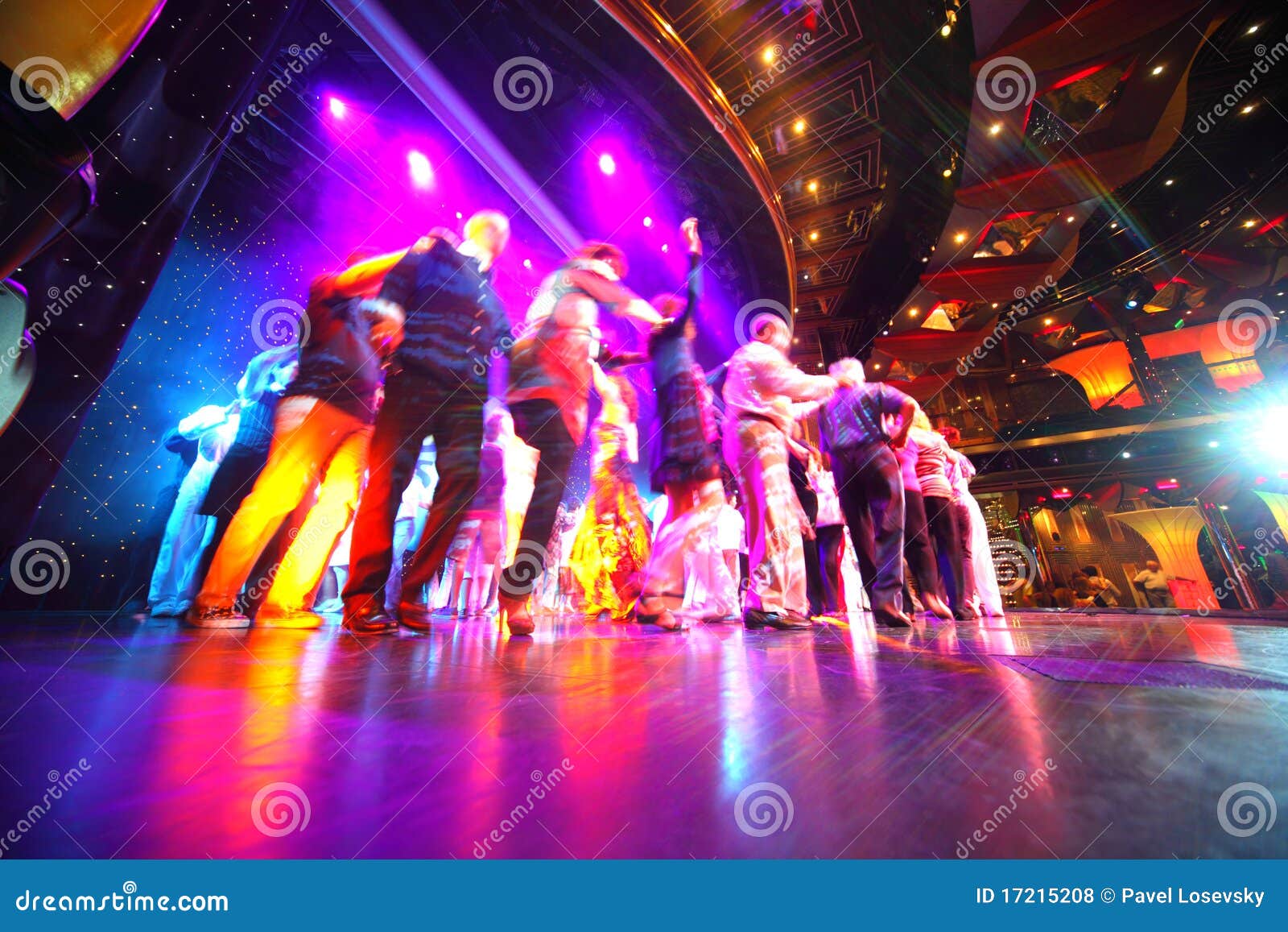 People Crowd Dance at an Illuminated Stage Stock Photo - Image of ...