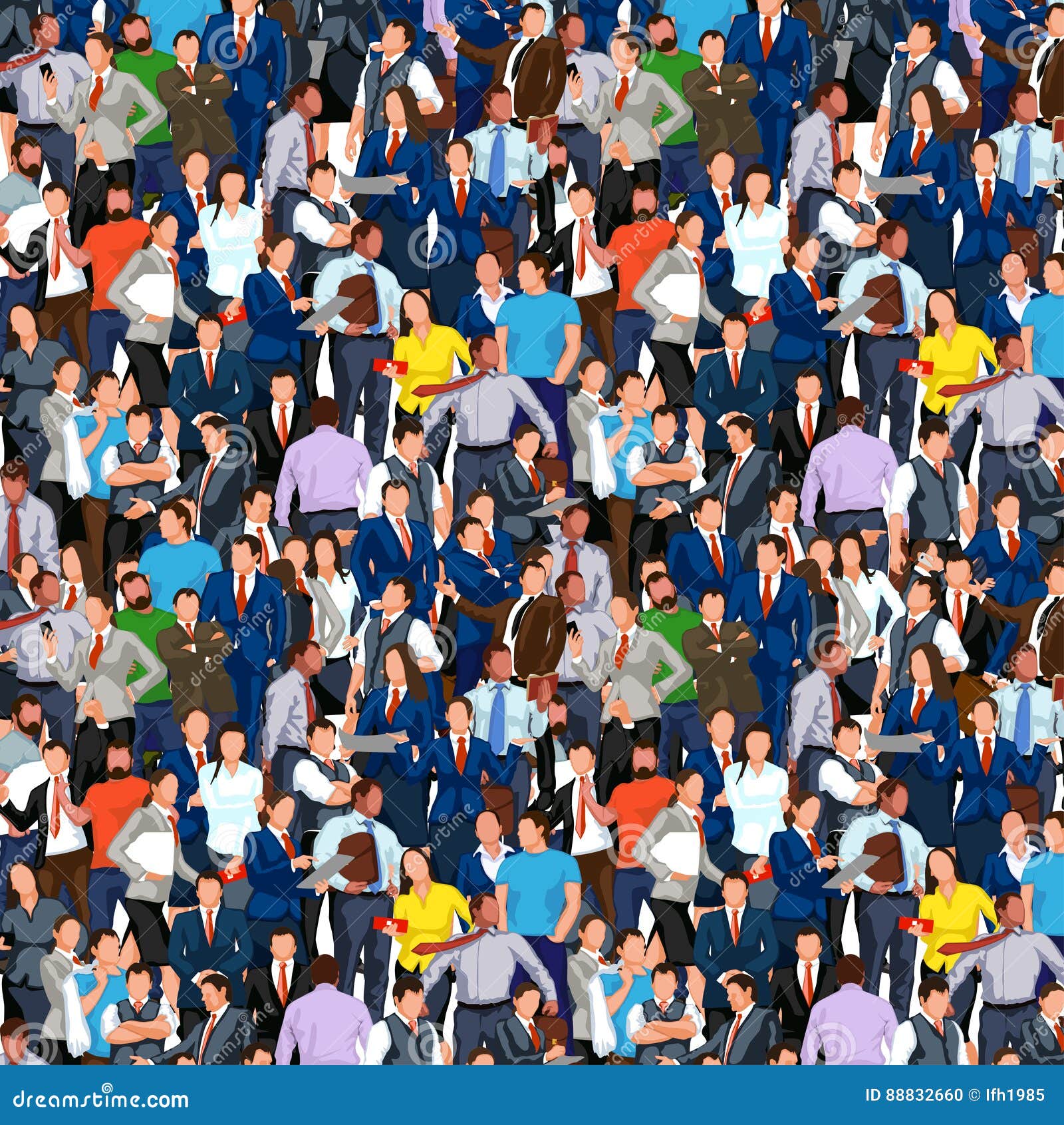 People crowd 01 stock vector. Illustration of colored - 88832660