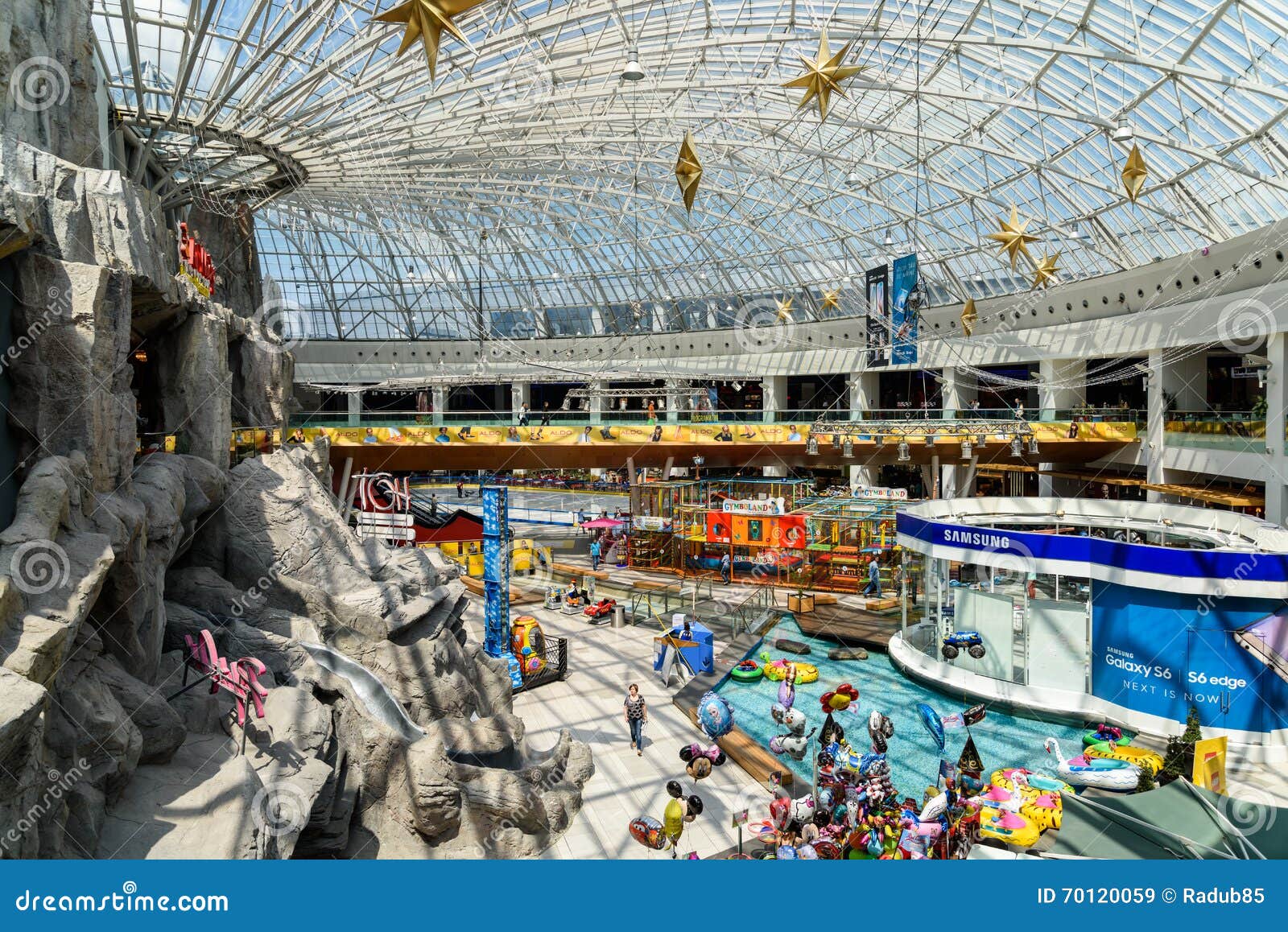 People Crowd Rush in Shopping Luxury Mall Interior Editorial Stock ...