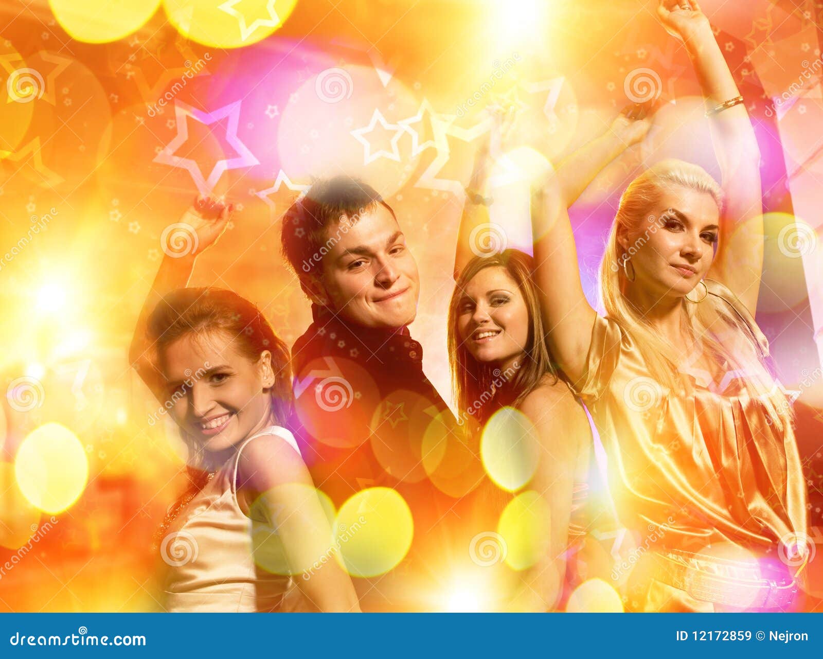 People dancing stock image. Image of friendship, females - 12172859