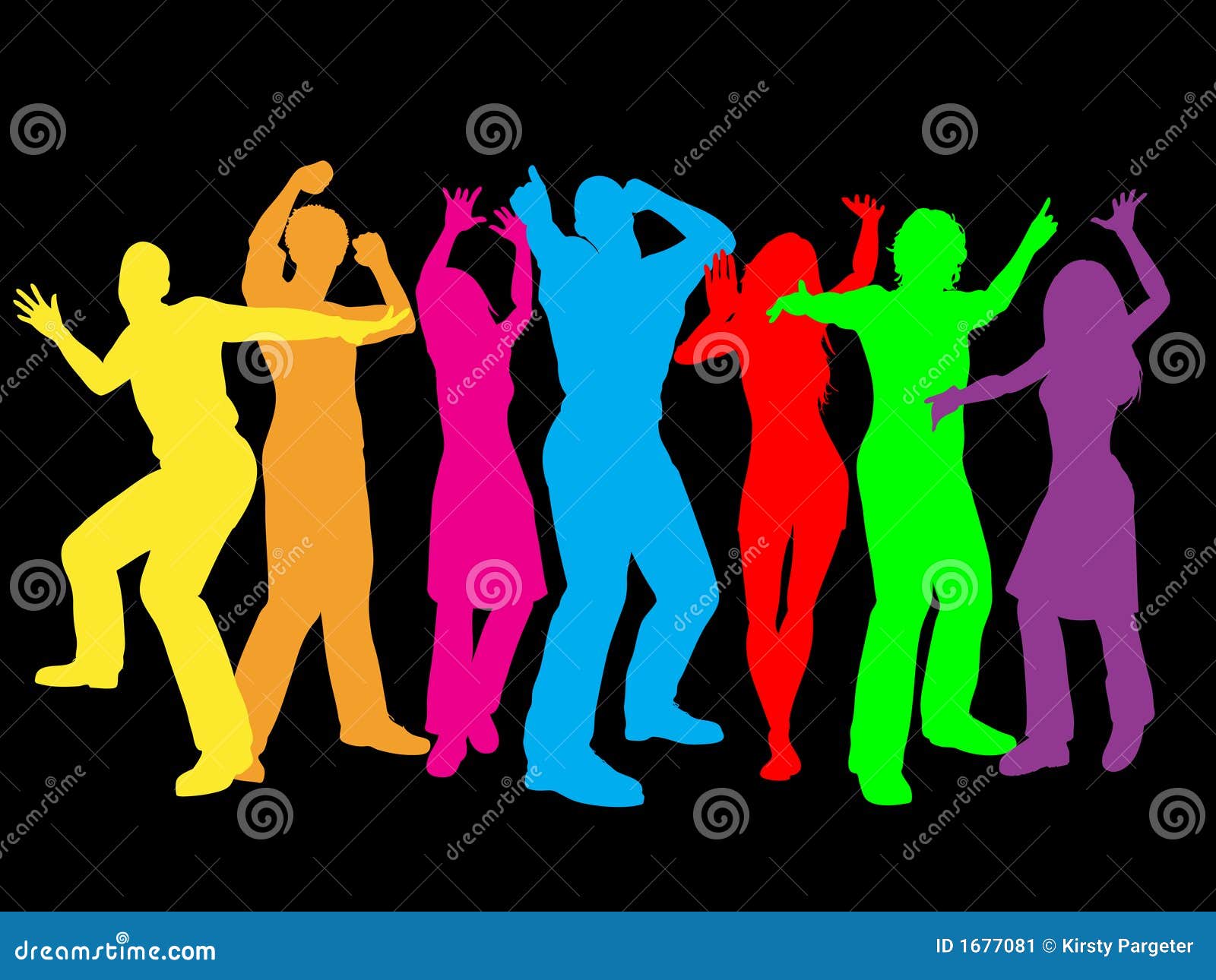 People Dancing Stock Image - Image: 1677081