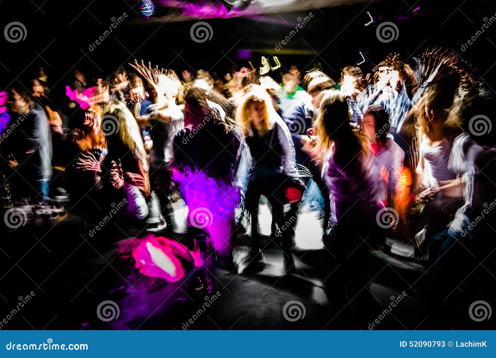 People Dancing editorial stock photo. Image of club, light - 52090793