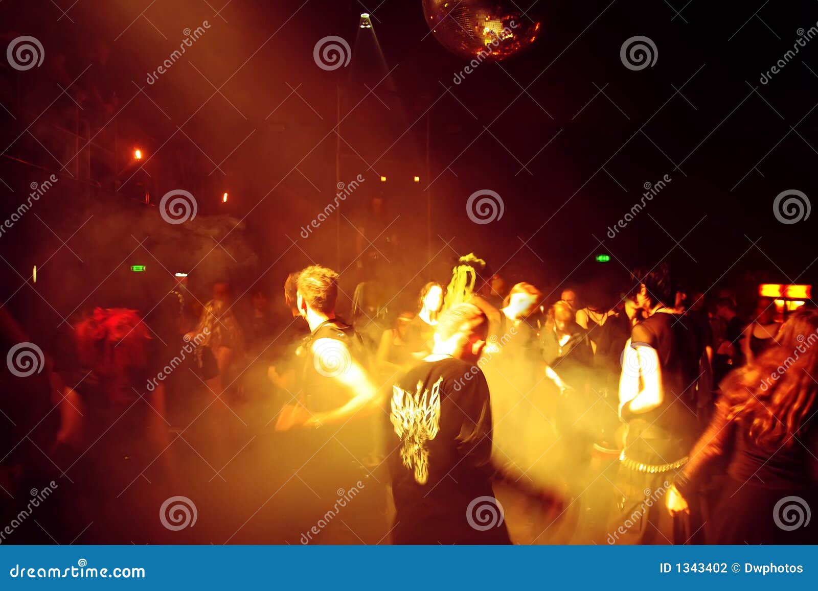 People dancing in a disco stock photo. Image of party - 1343402