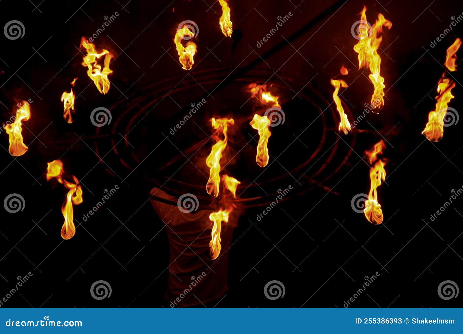 People Dancing with Fire Balls during the Kandy Perehera in , Sri Lanka ...