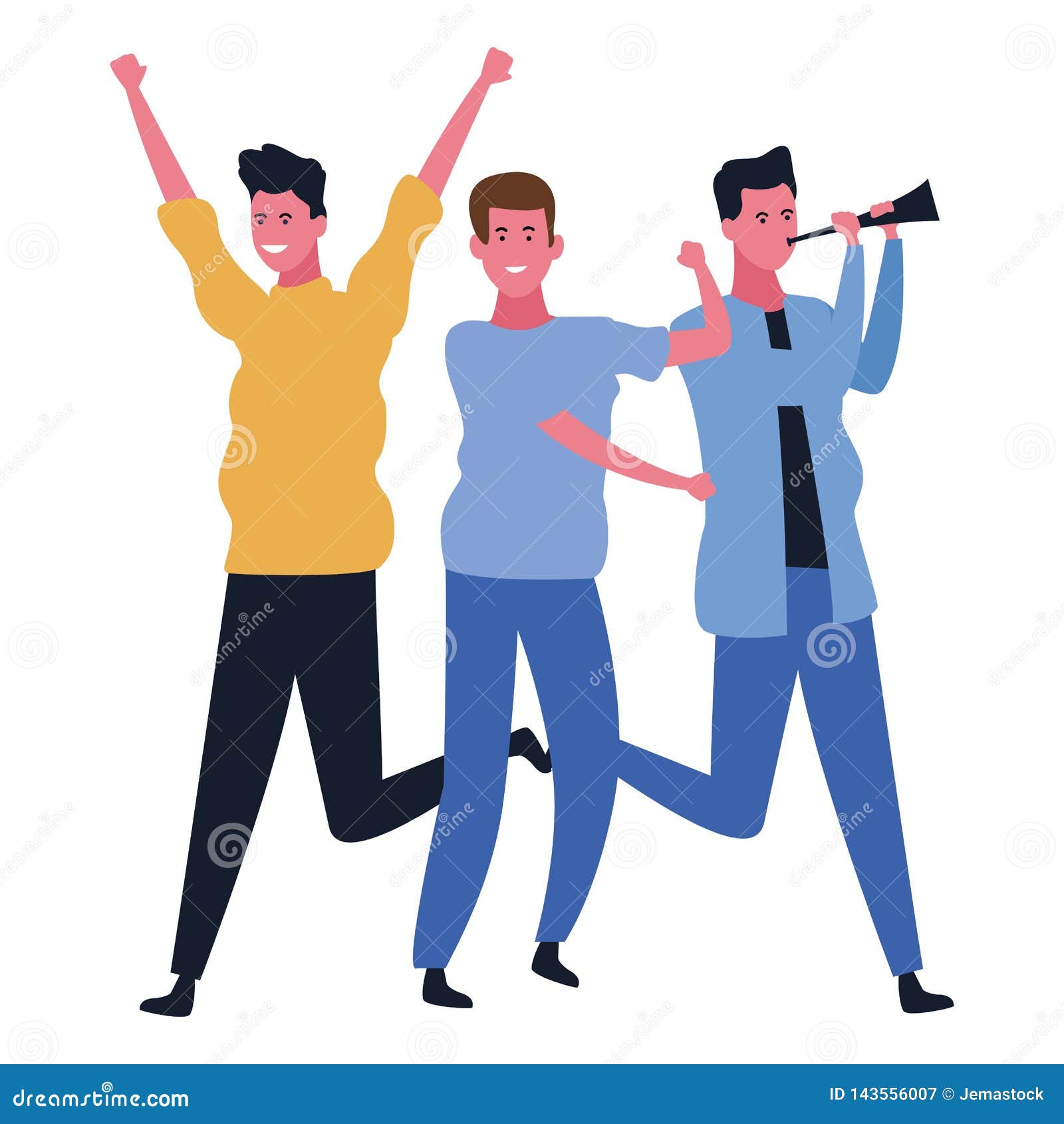 People Dancing and Having Fun Stock Vector - Illustration of ...