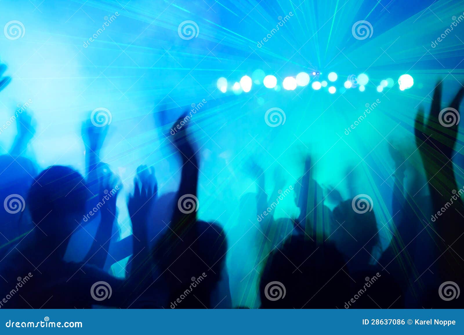 People Dancing To the Disco Beat. Stock Photo - Image of human ...