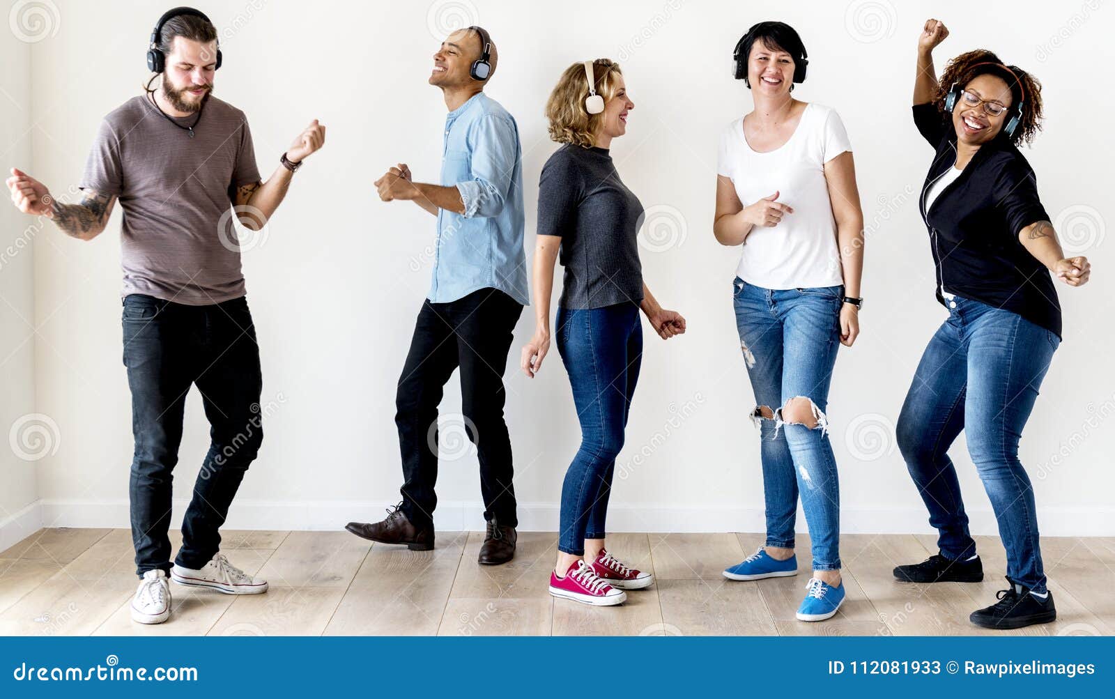 People Dancing To the Music Stock Image - Image of caucasian, people ...