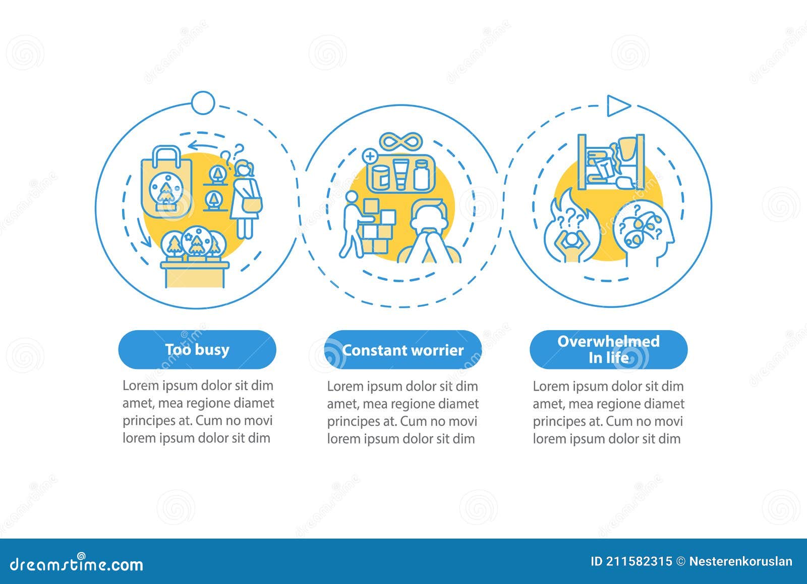 People Decluttering House Vector Infographic Template Stock ...