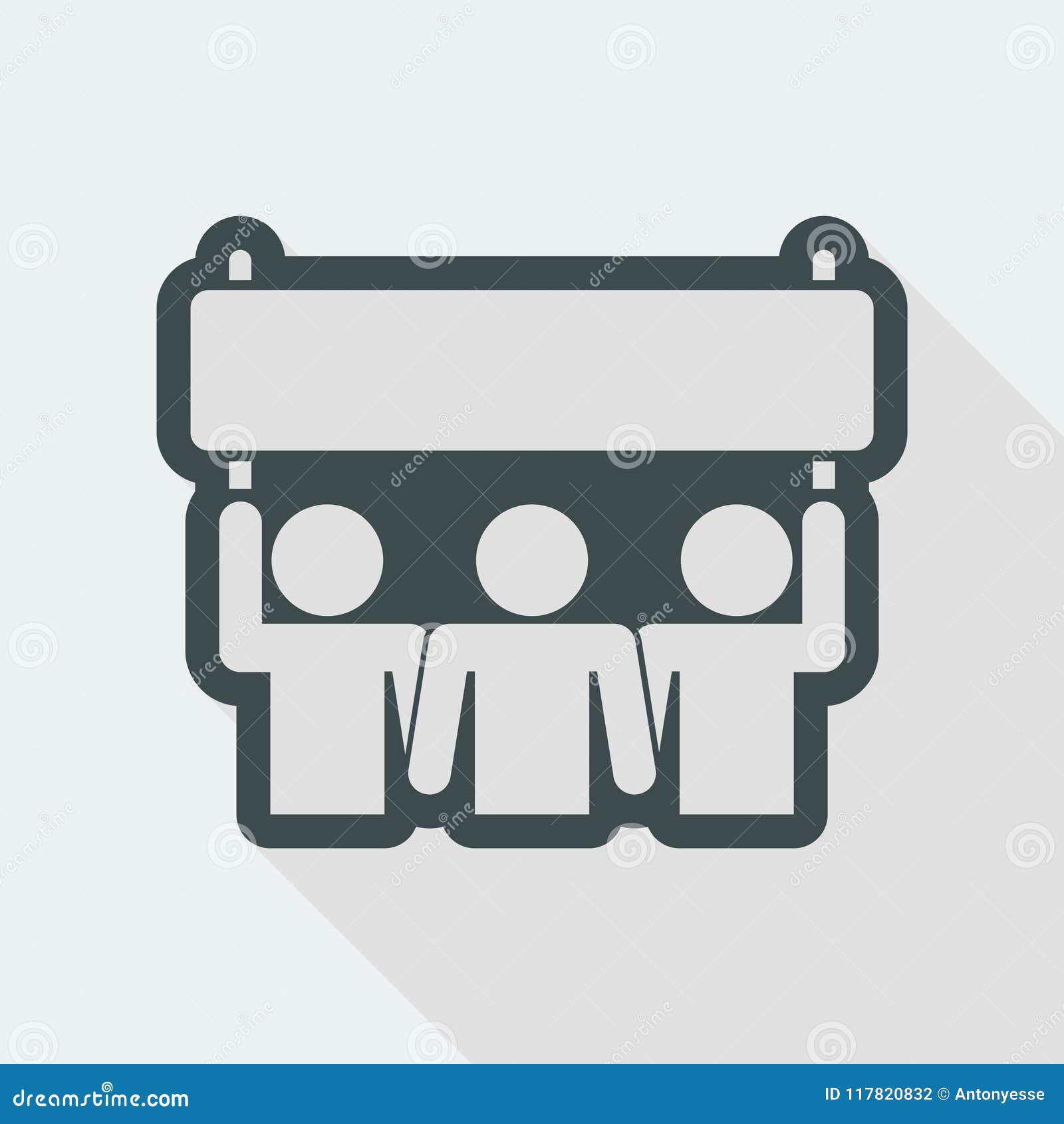 People demonstration icon stock vector. Illustration of cartel - 117820832