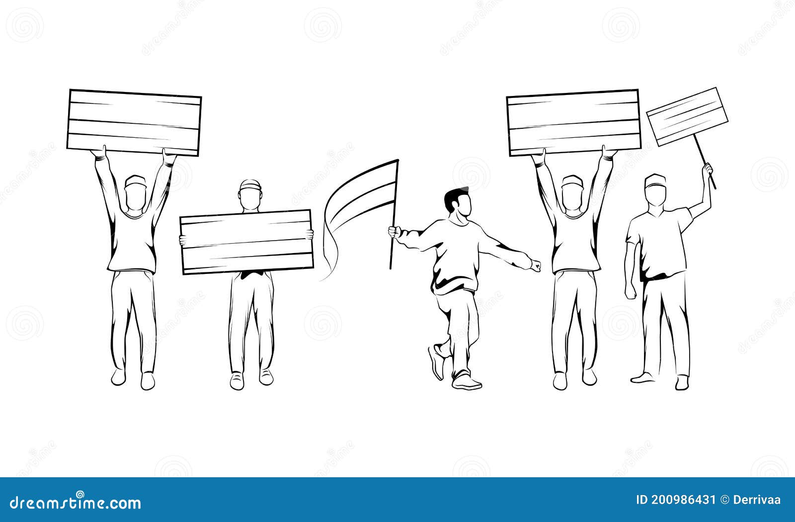 Demonstration - Illustration | CartoonDealer.com #12981840