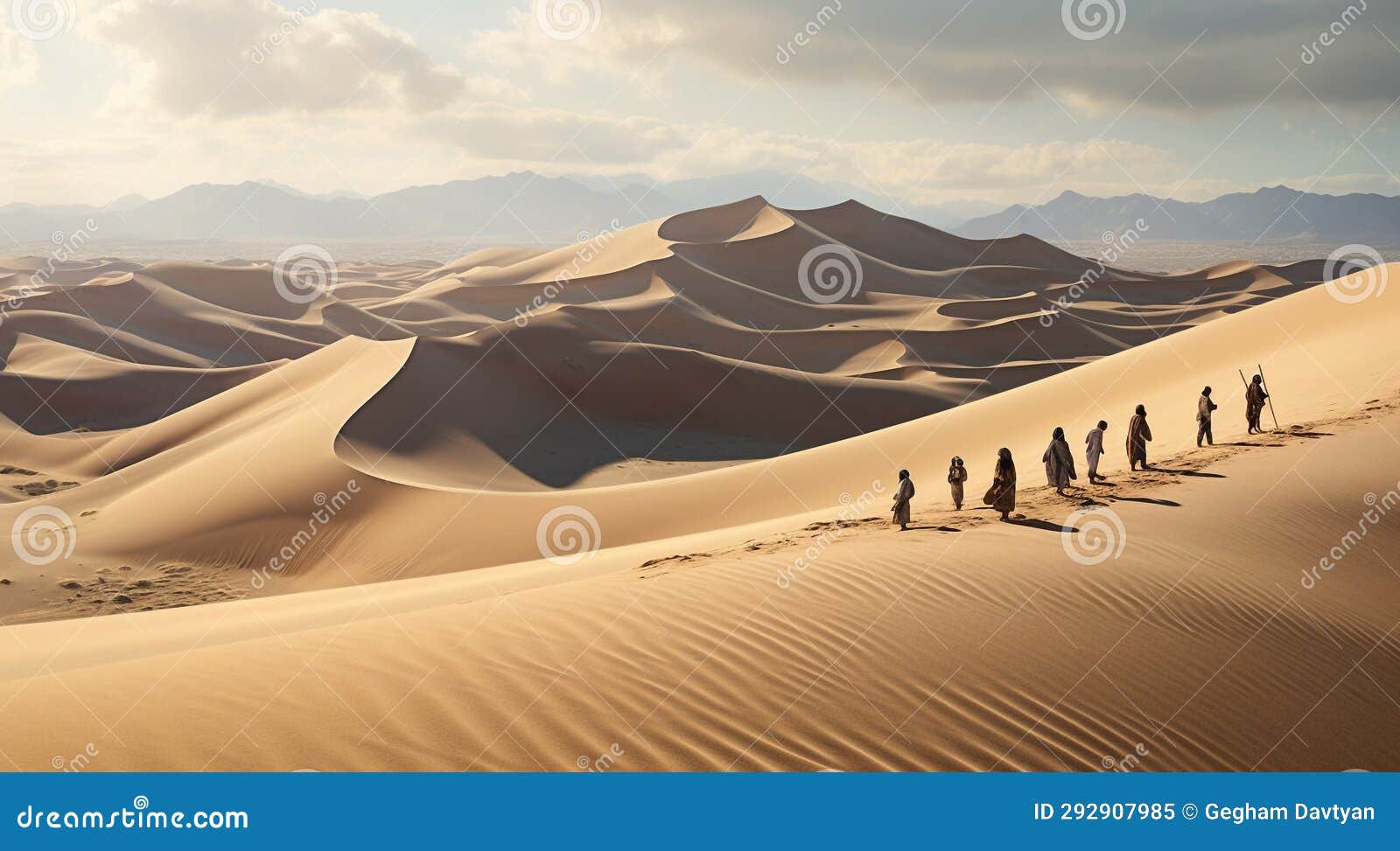 People in the Desert, Desert with Desert Sand, Desert Scene with Sand ...