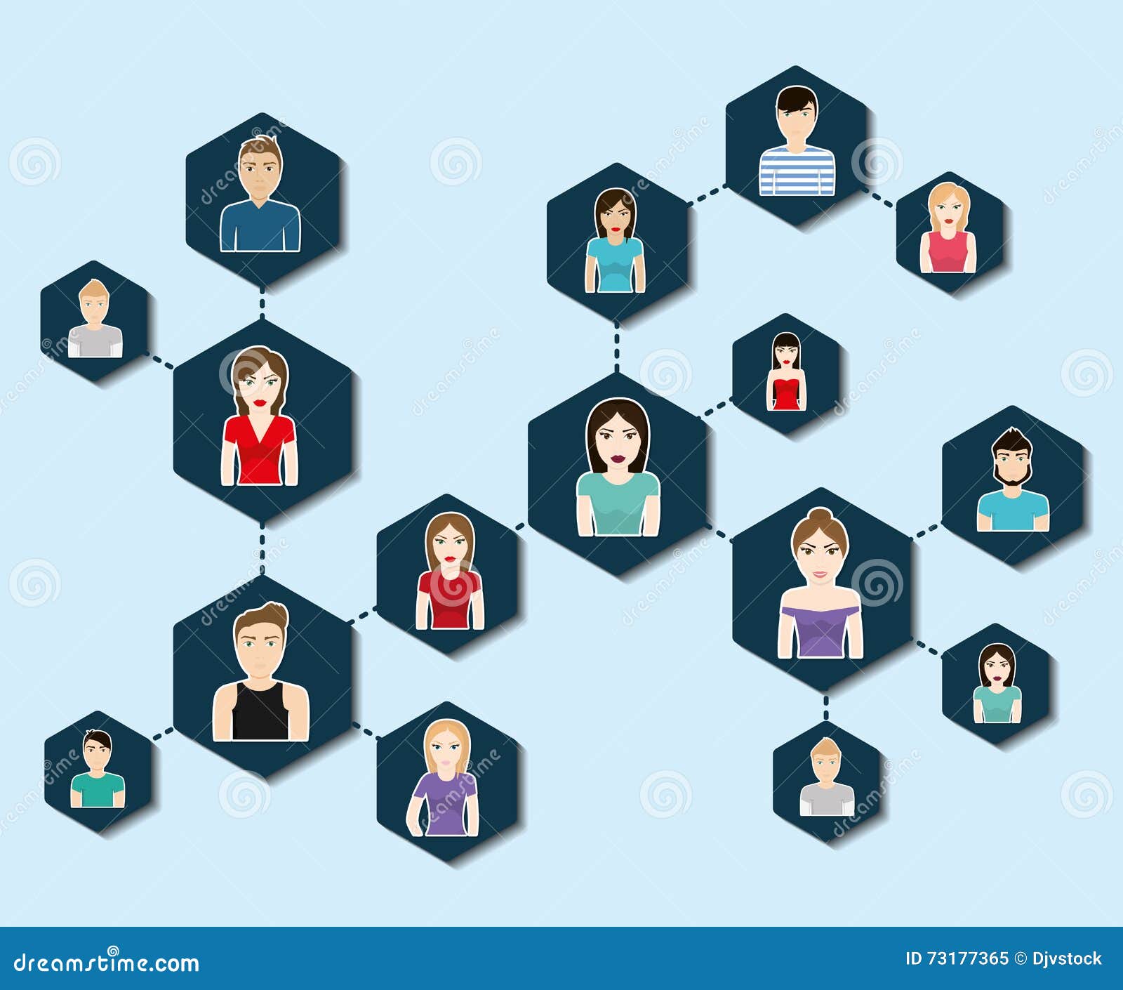 People Design. Connection Icon. Colorfull Illustration, Graphic Stock ...