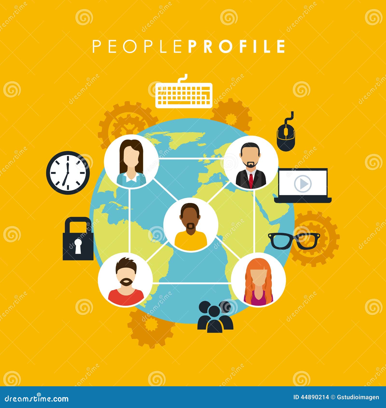 People design stock vector. Illustration of graphic, element - 44890214
