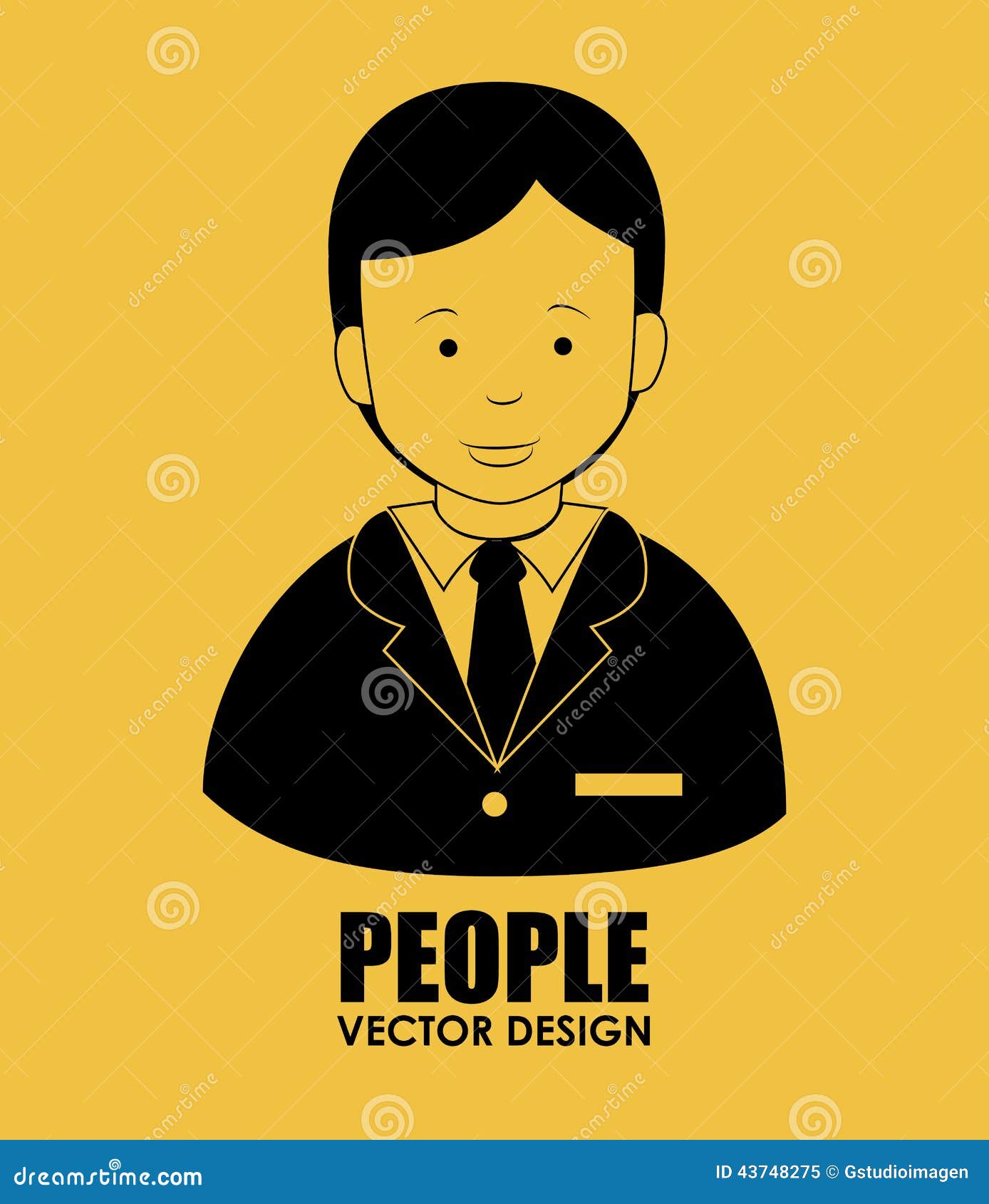 People design stock vector. Illustration of model, user - 43748275
