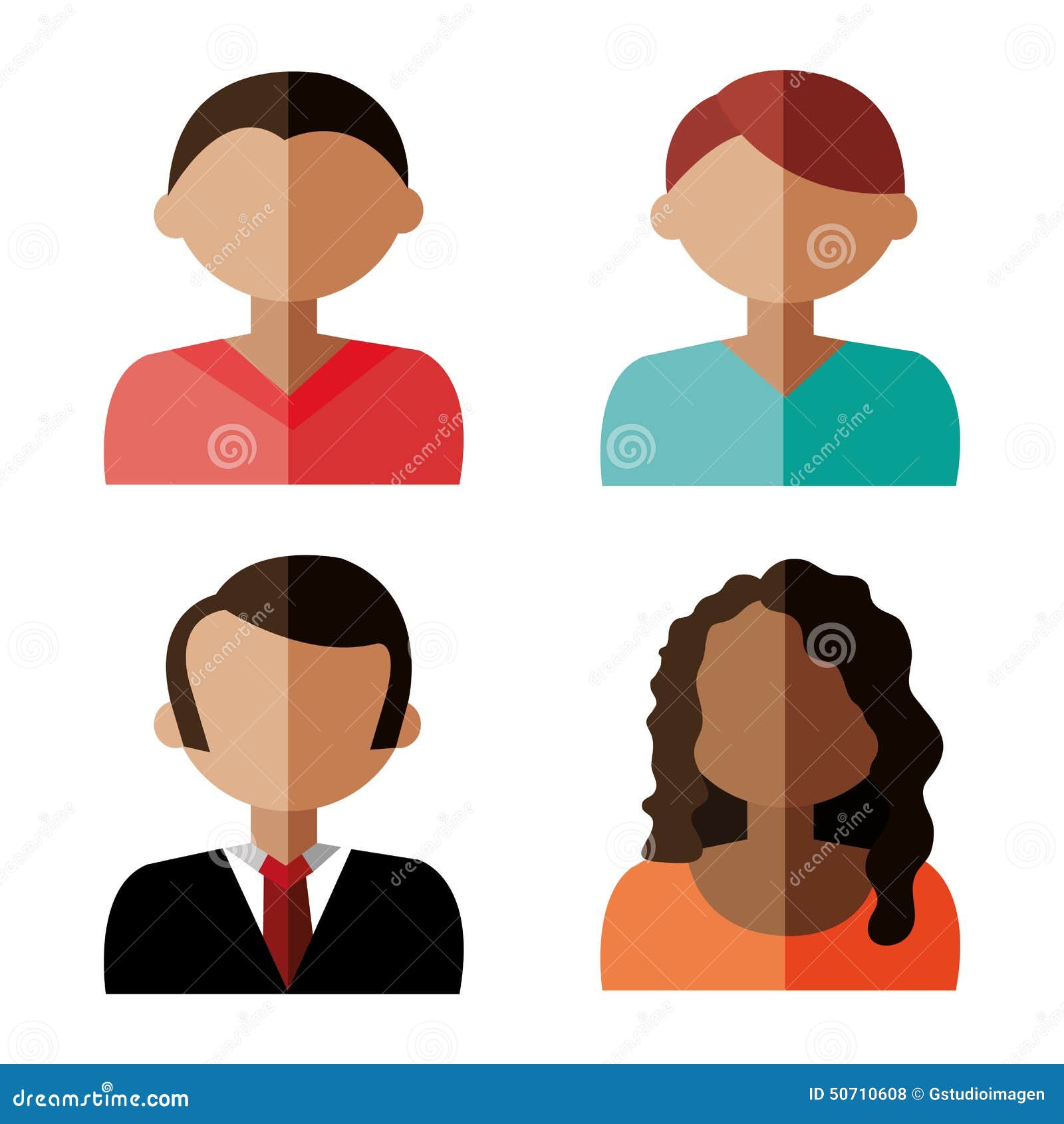 People Design, Vector Illustration. Stock Vector - Illustration of head ...