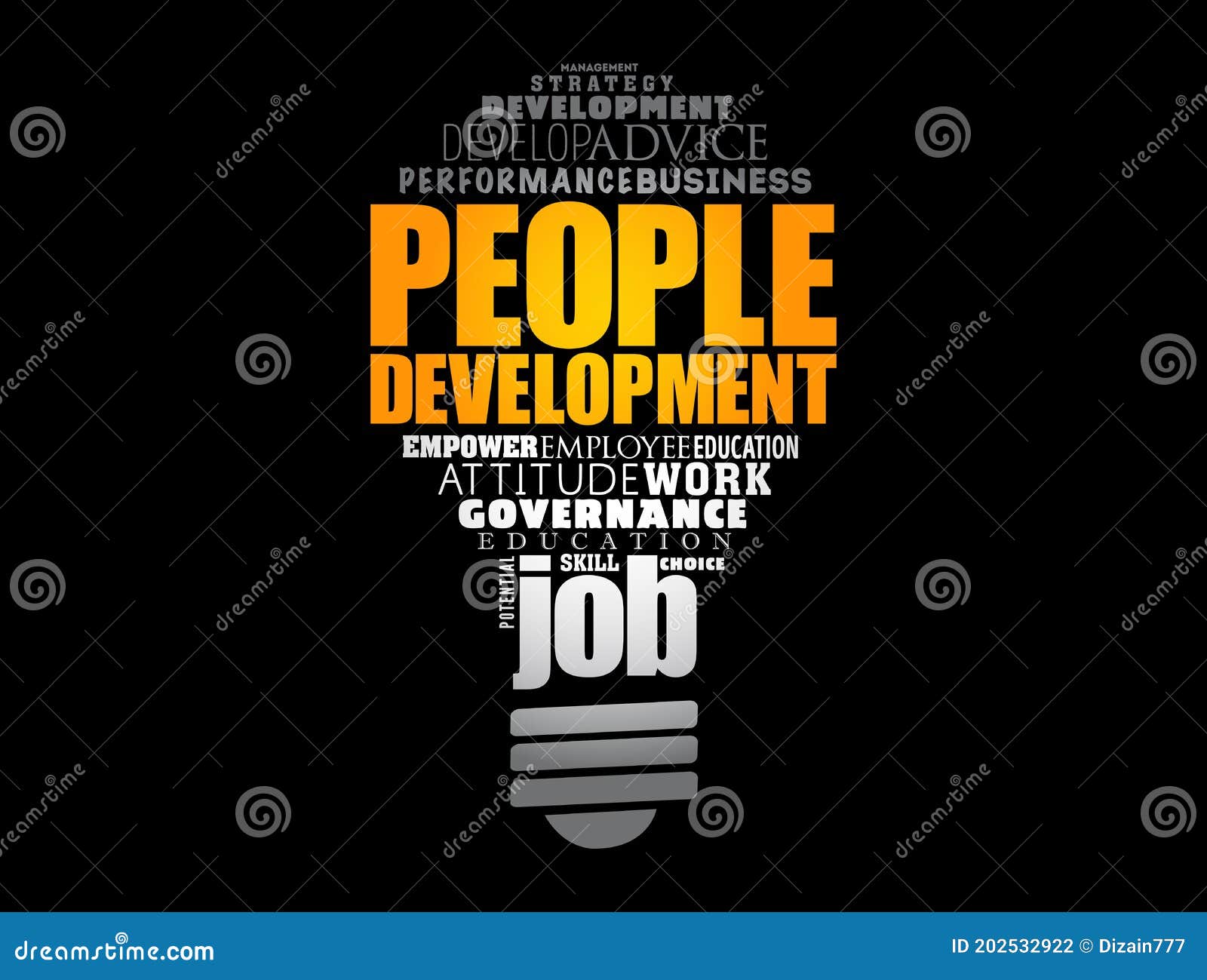 People Development Light Bulb Word Cloud Collage Stock Illustration ... People Development Light Bulb Word Cloud Collage Stock Illustration ...