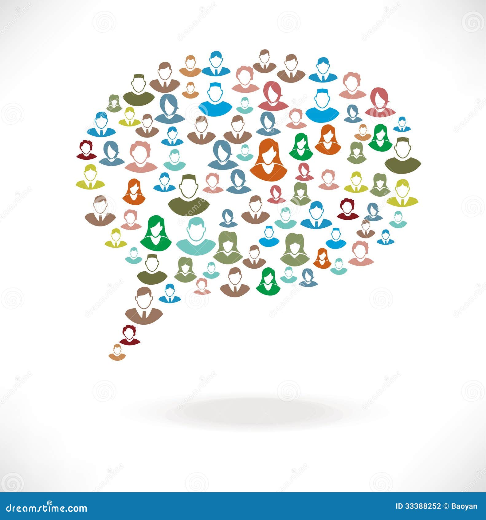 People dialog stock vector. Illustration of conversation - 33388252