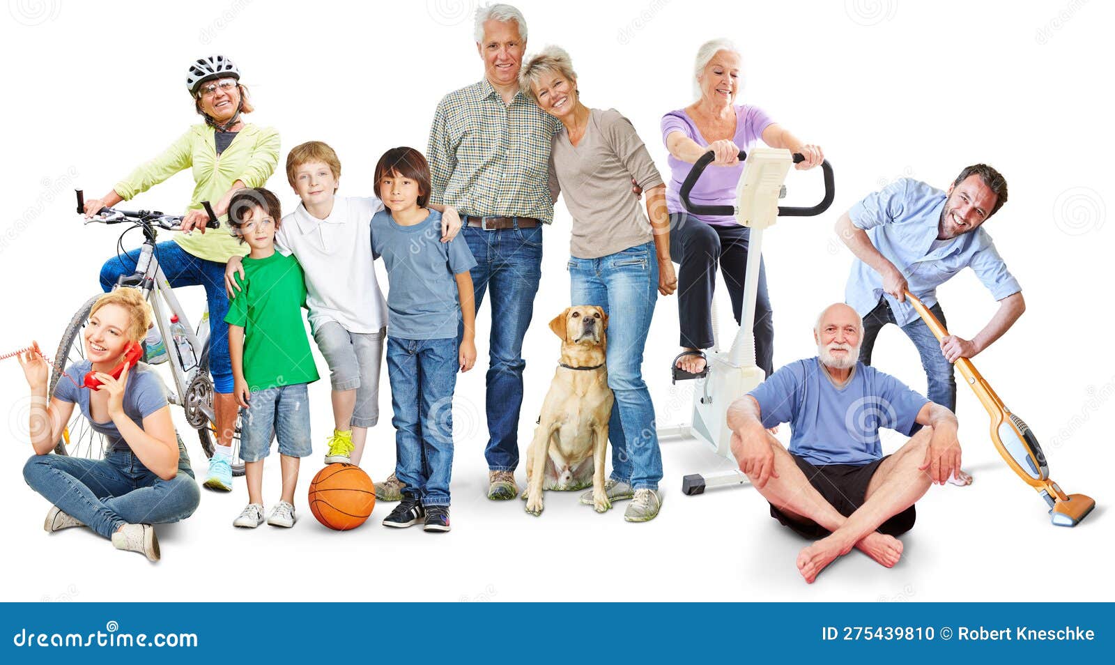 People in Different Free Time Activities Stock Photo - Image of fitness ...