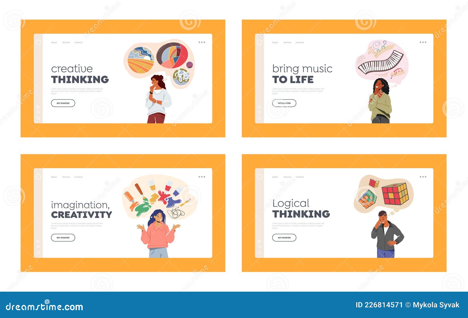 Types Of Thinking Stock Photography | CartoonDealer.com #47100440 Types Of Thinking Stock Photography | CartoonDealer.com #47100440