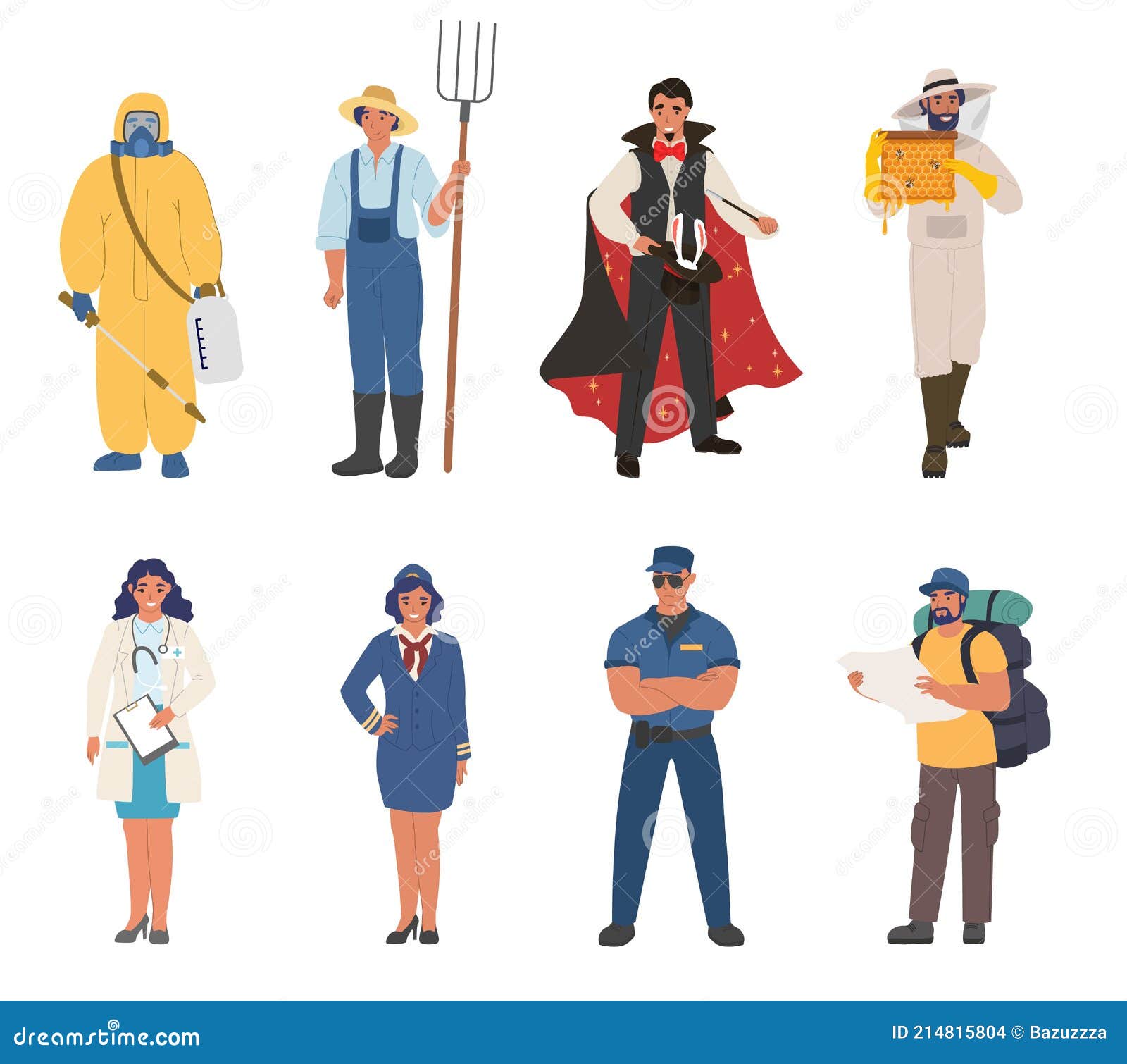 People of Different Occupations and Professions, Workers in Uniform ...