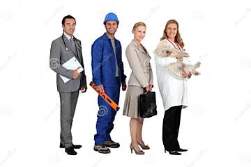 People from Different Professions Stock Photo - Image of spirit, studio ...