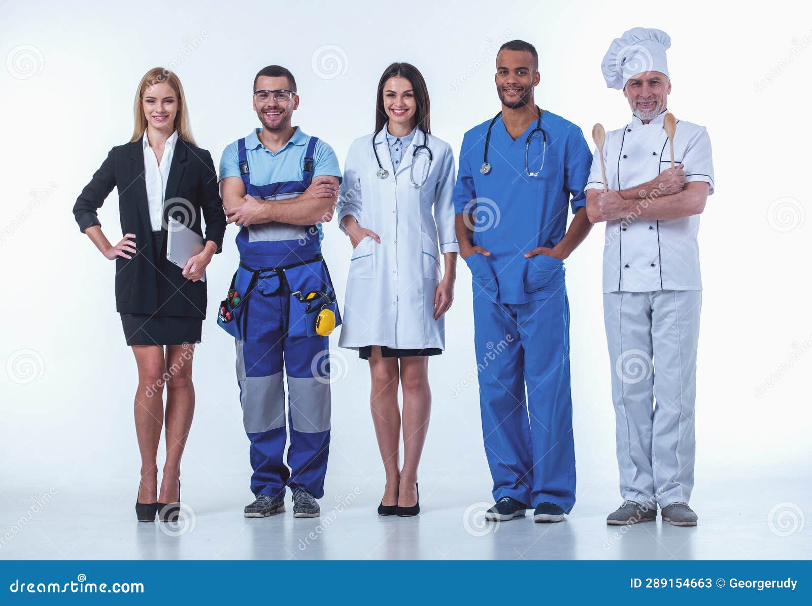 People of Different Professions Stock Image - Image of expression ...