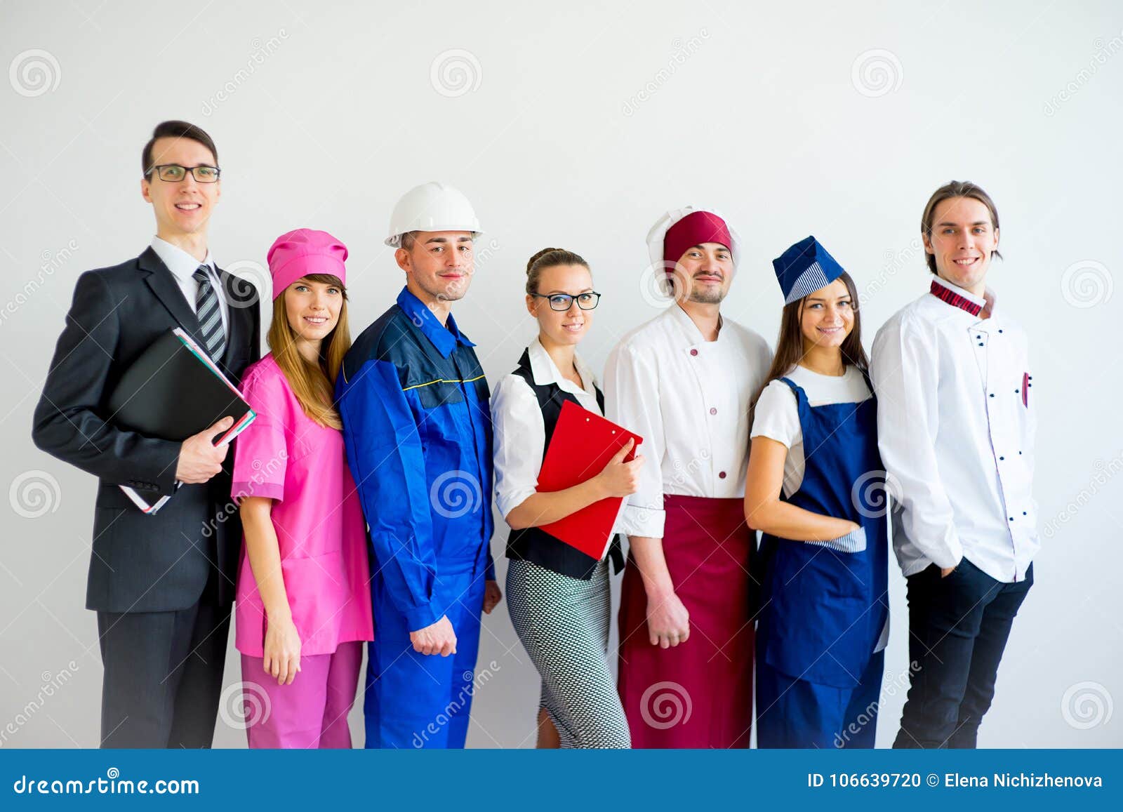 People of Different Professions Stock Photo - Image of male, profession ...