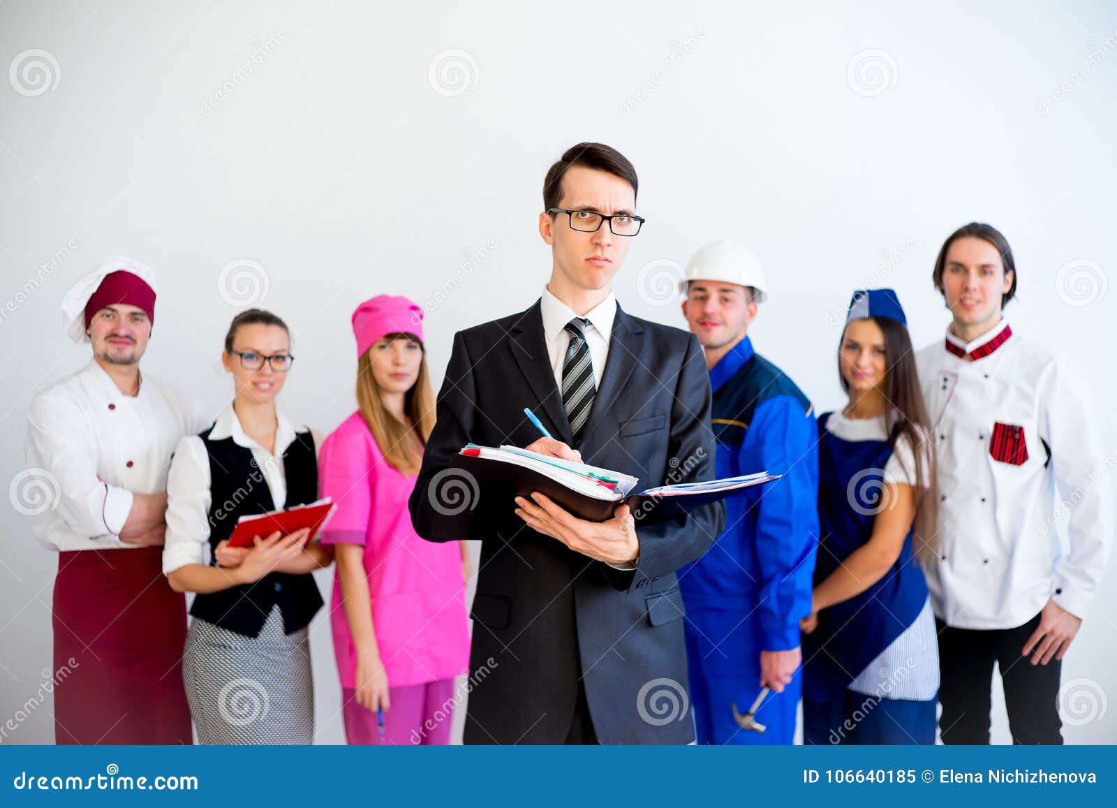 People of Different Professions Stock Image - Image of chef, profession ...