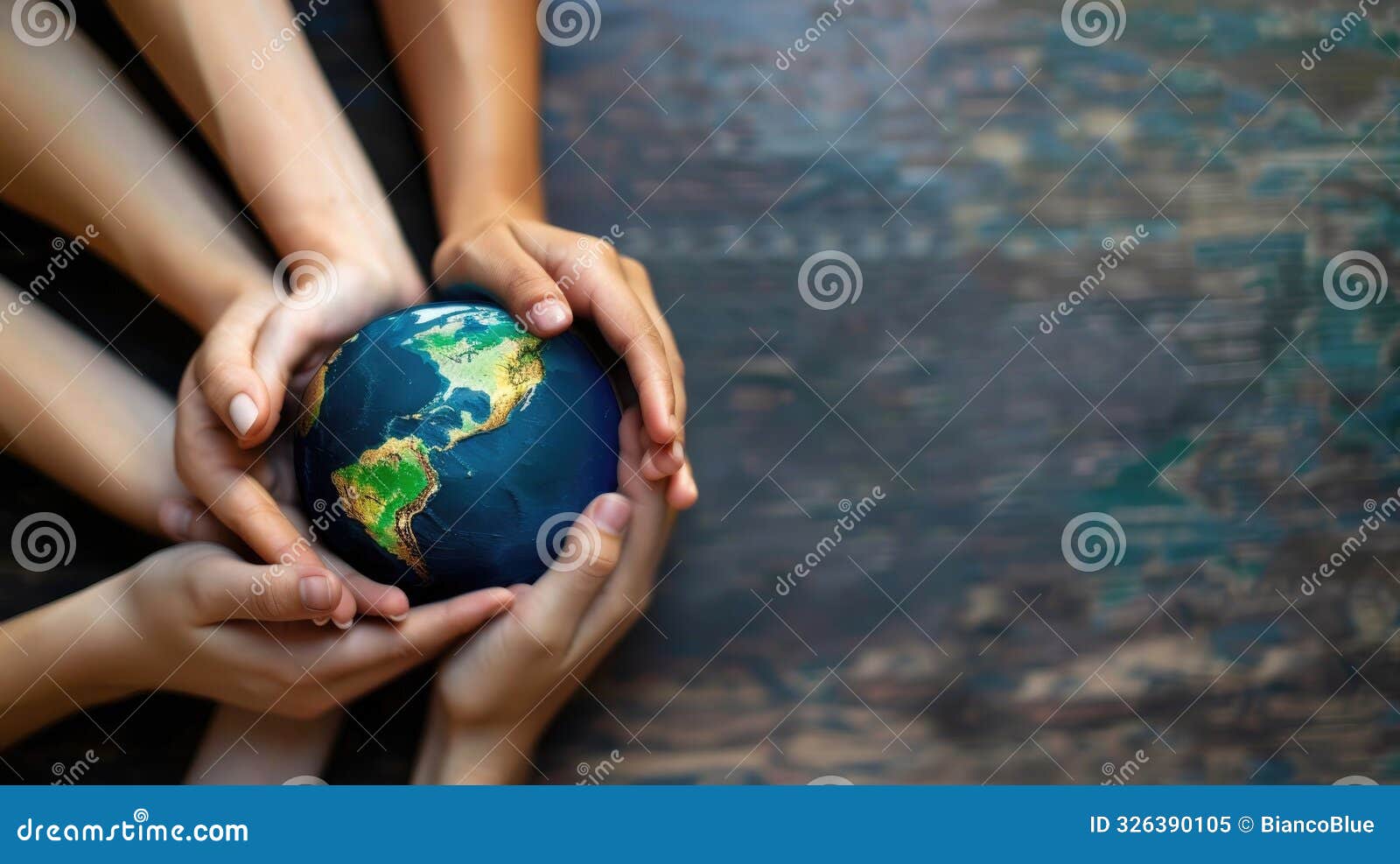 People of Different Races and Ethnicities Holding a Globe in Their ...