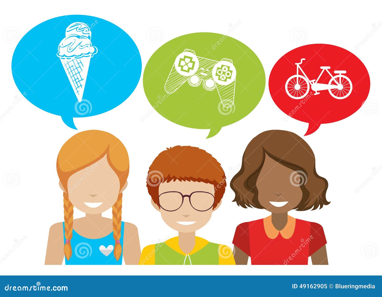 People with Different Thoughts Stock Vector - Illustration of cloud ...