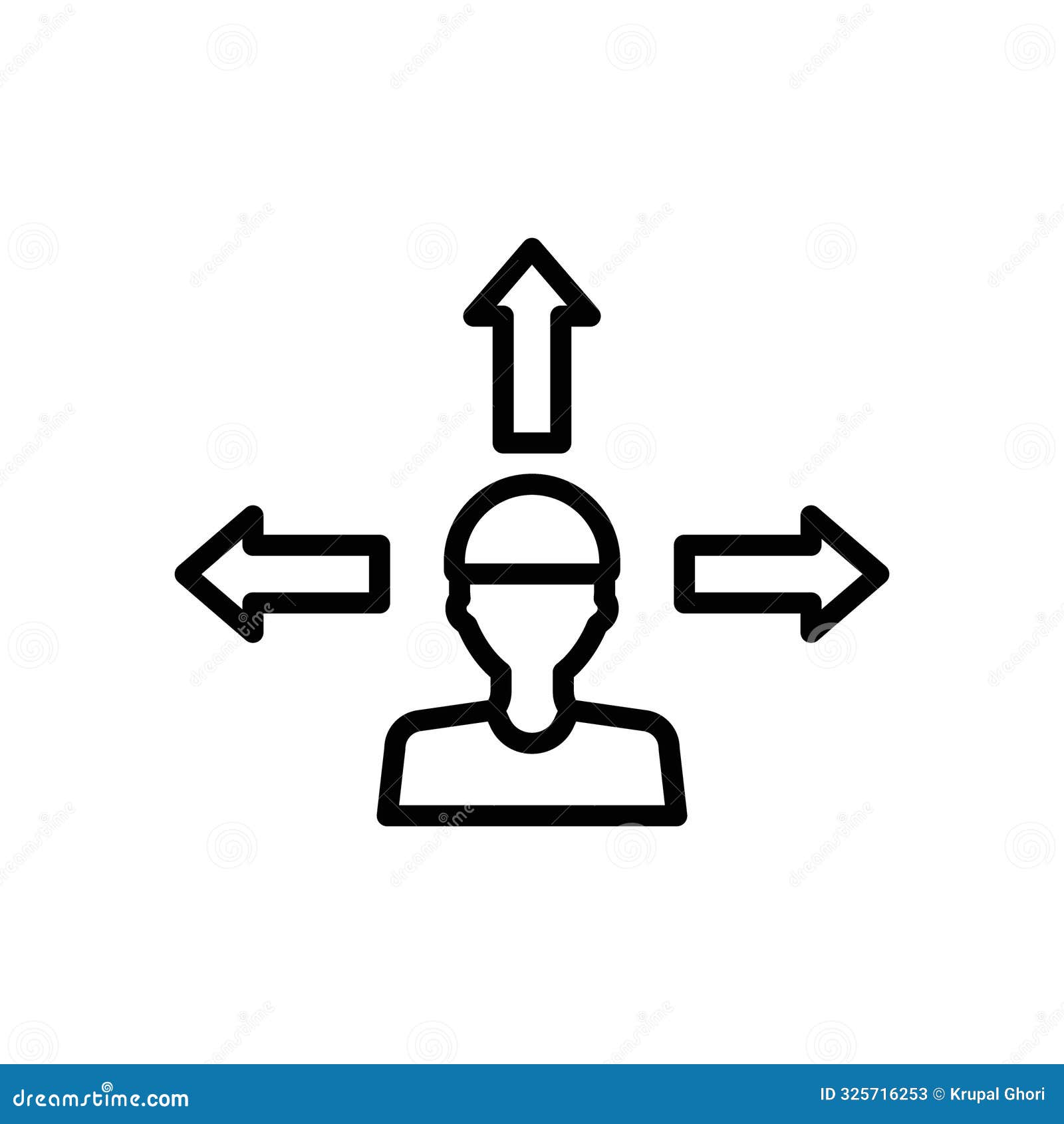 People Direction Icon Set Navigation Illustrations for Crowds and Event ...
