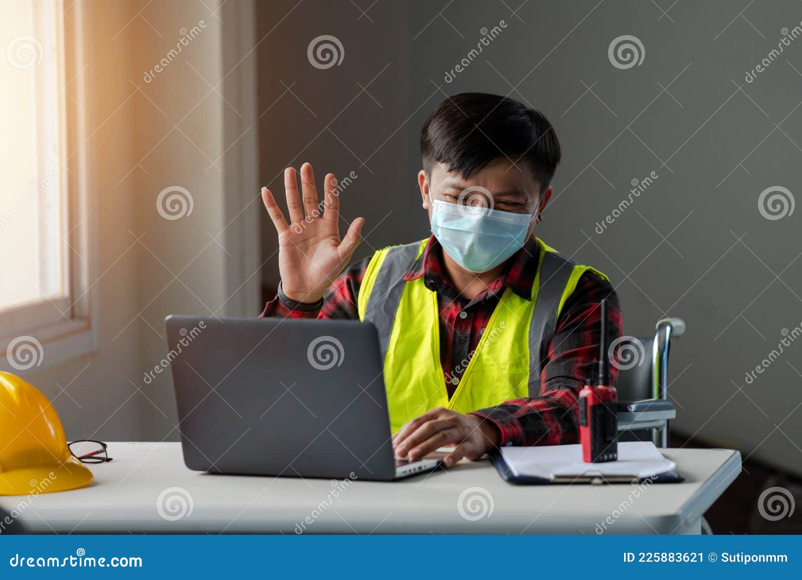 People with Disabilities Working As Engineers are Doing Video Call ...