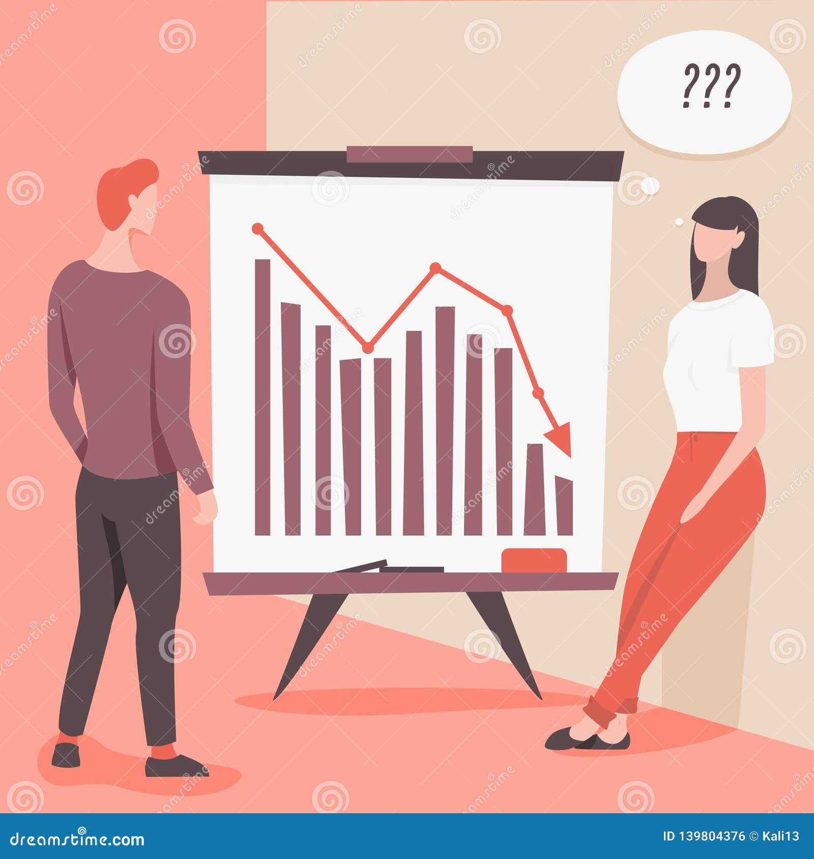 People Discussing Business Problems Stock Vector - Illustration of ...