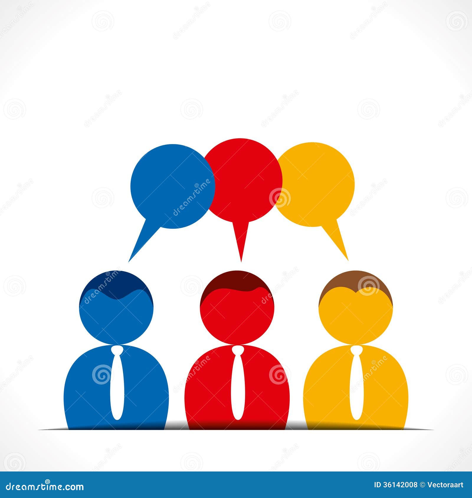 People discussion stock vector. Illustration of answer - 36142008