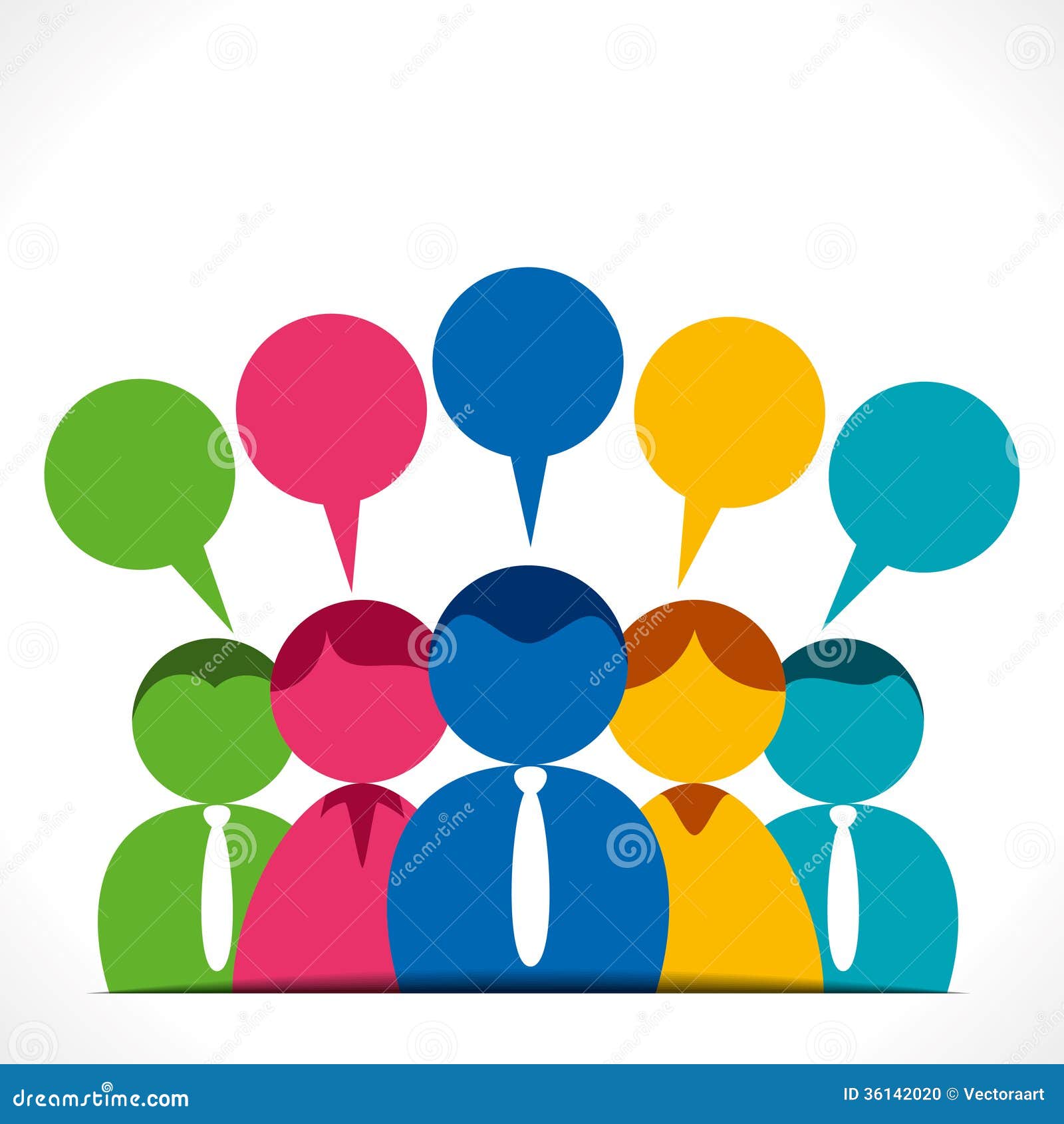 People discussion stock vector. Illustration of cartoon - 36142020