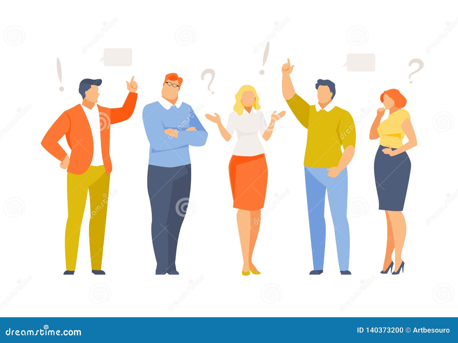 People discussion vector stock vector. Illustration of network - 140373200