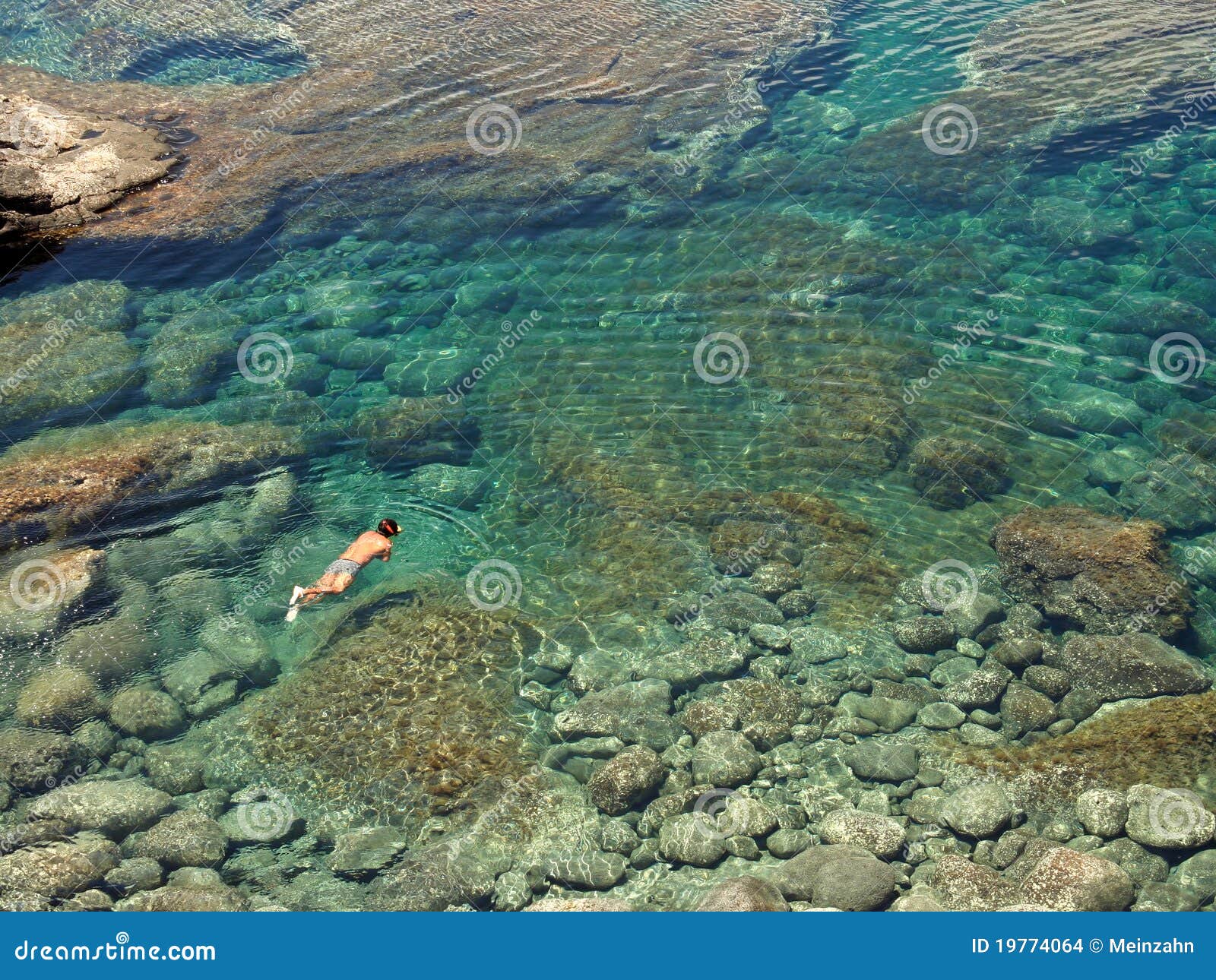 People Diving in a Natural Basin Stock Photo - Image of rough, backdrop ...